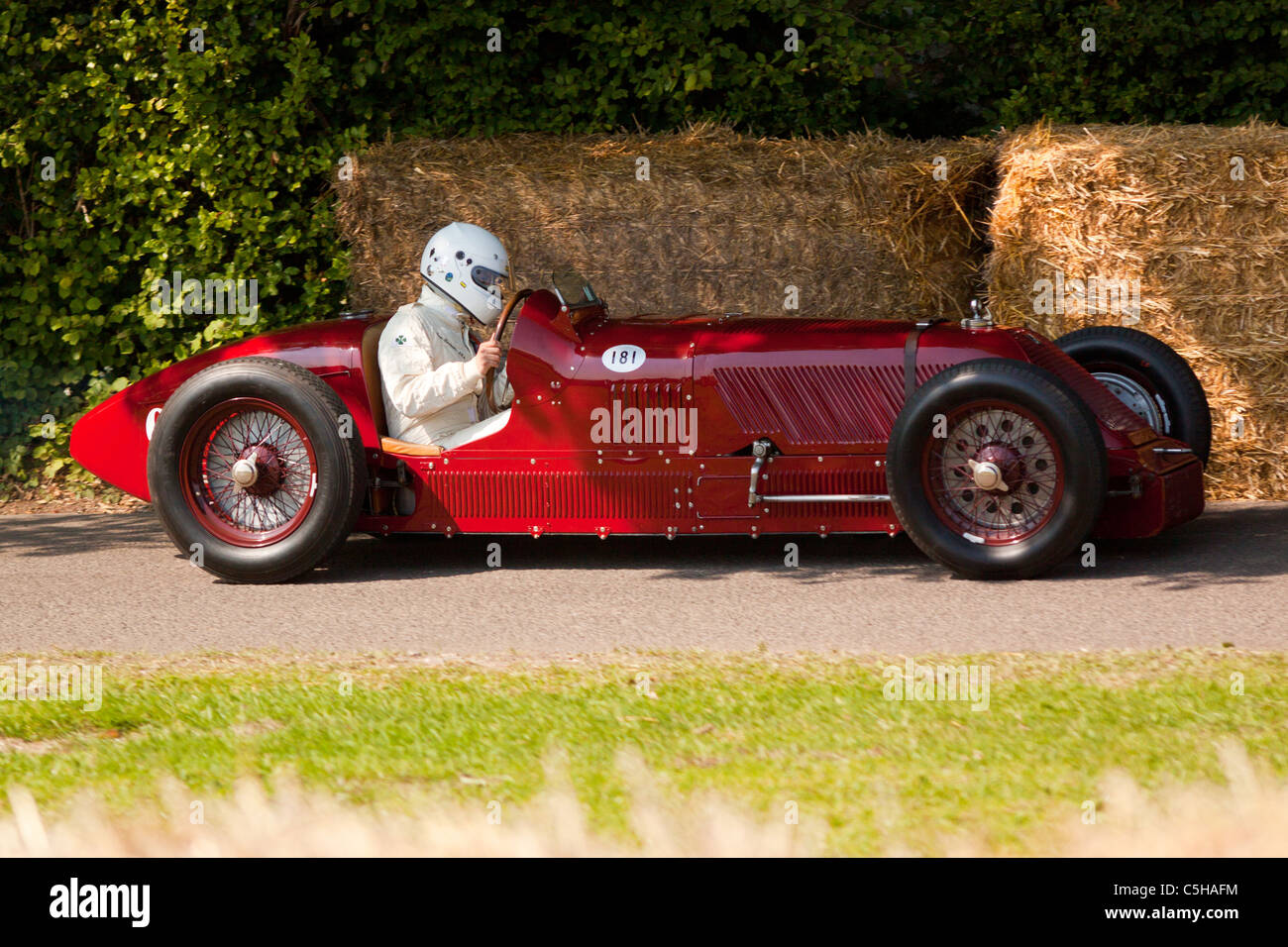 Pre-War Formula One cars at the Goodwood Festival of Speed 2011 Stock ...