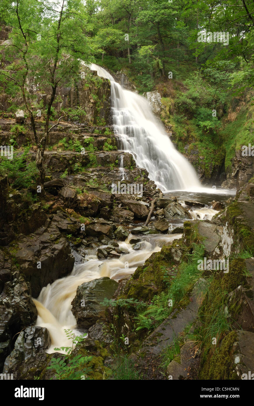 Pistyll y cain waterfall hi-res stock photography and images - Alamy