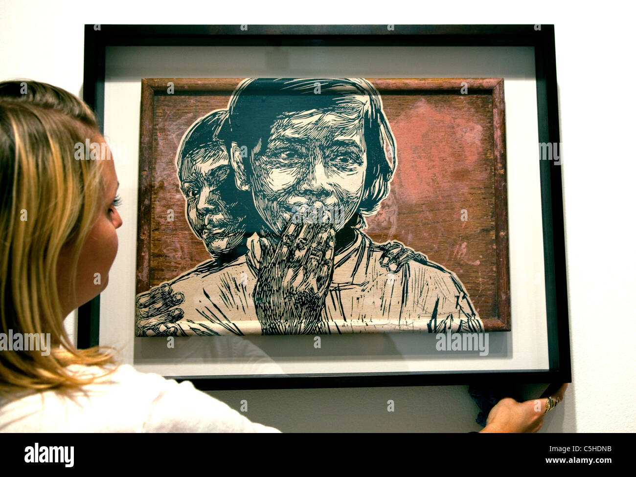 Linocut print hi-res stock photography and images - Alamy