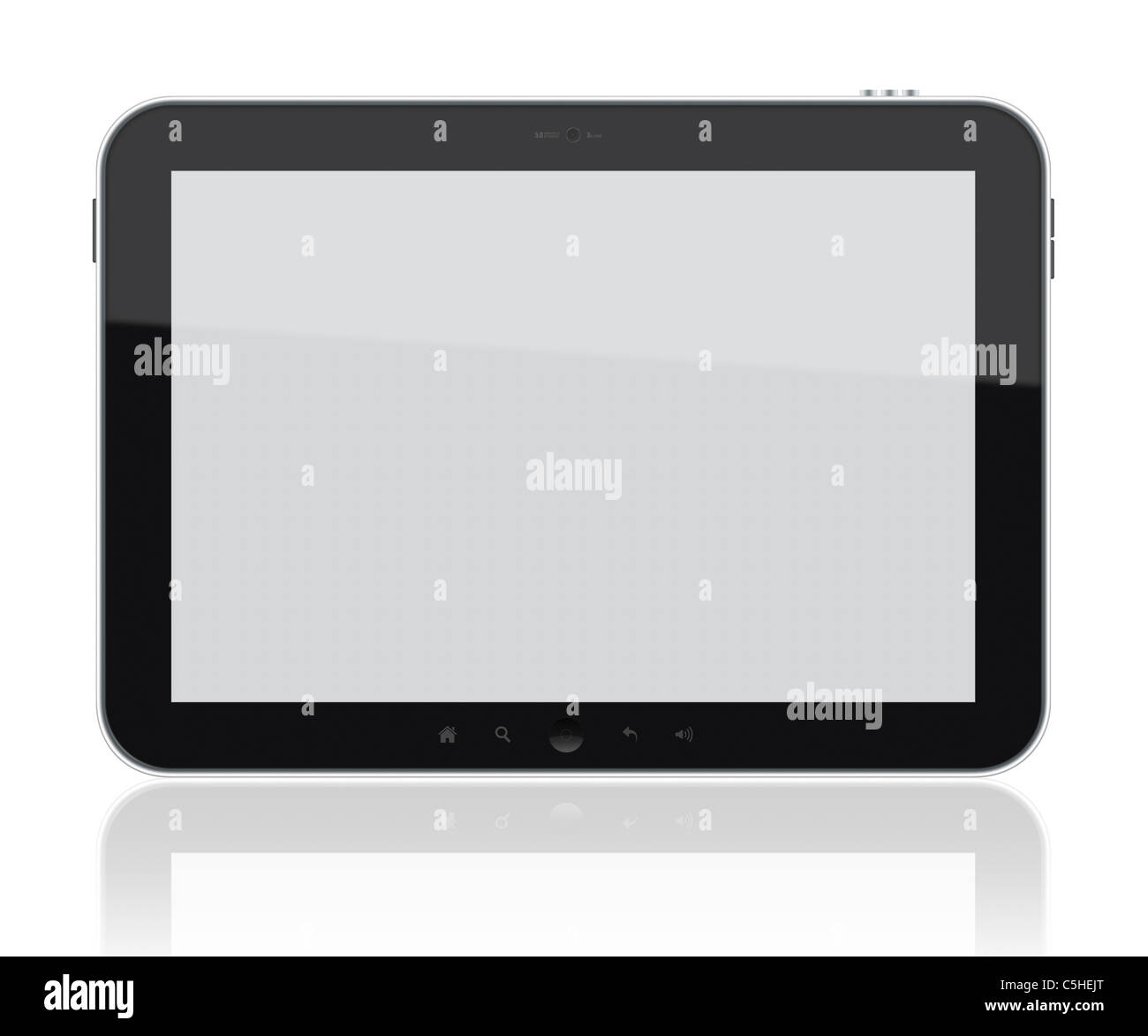 Digital Tablet PC isolated on white. Include clipping path for tablet ...