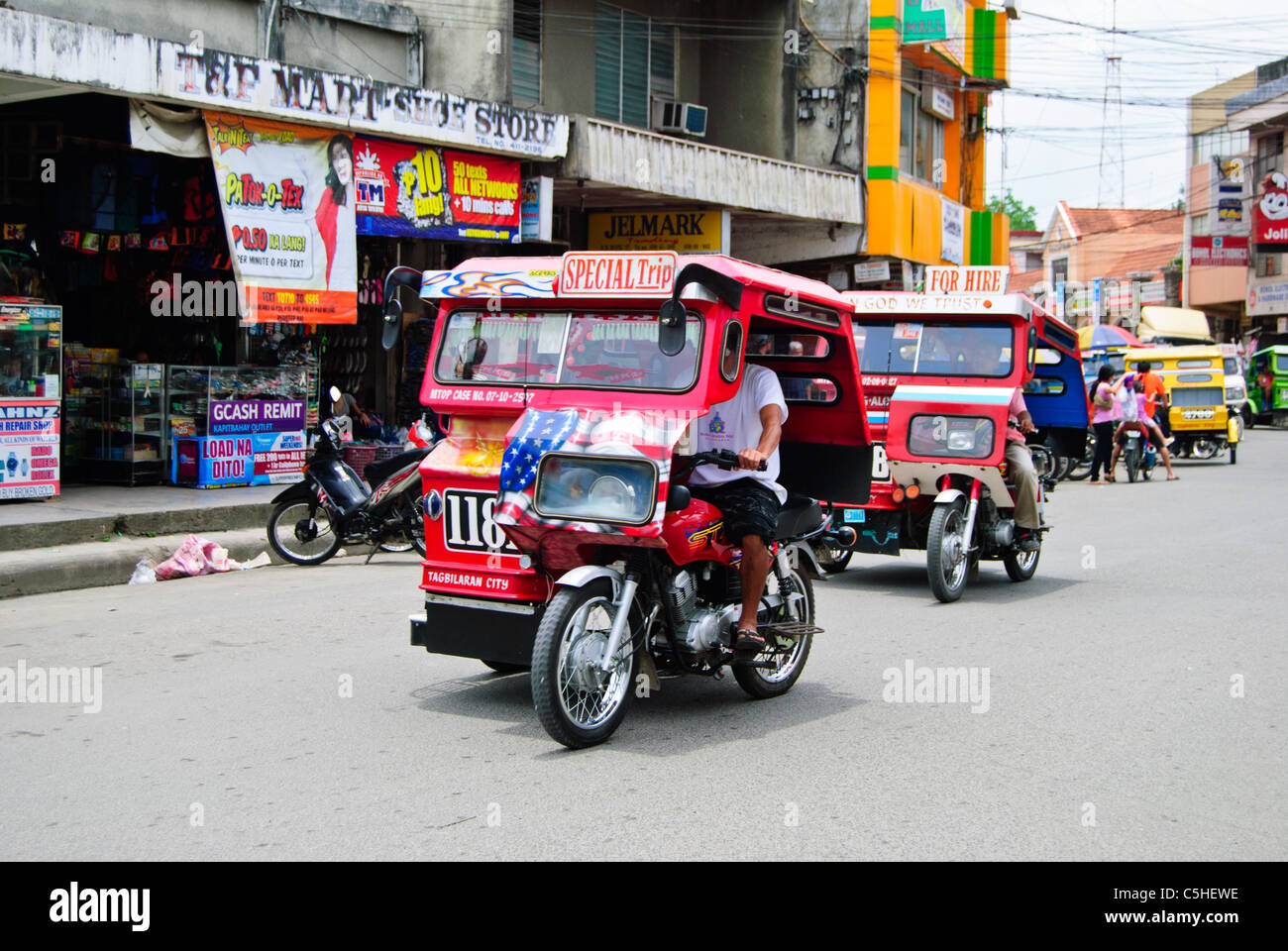Filipino rickshaw hi-res stock photography and images - Alamy