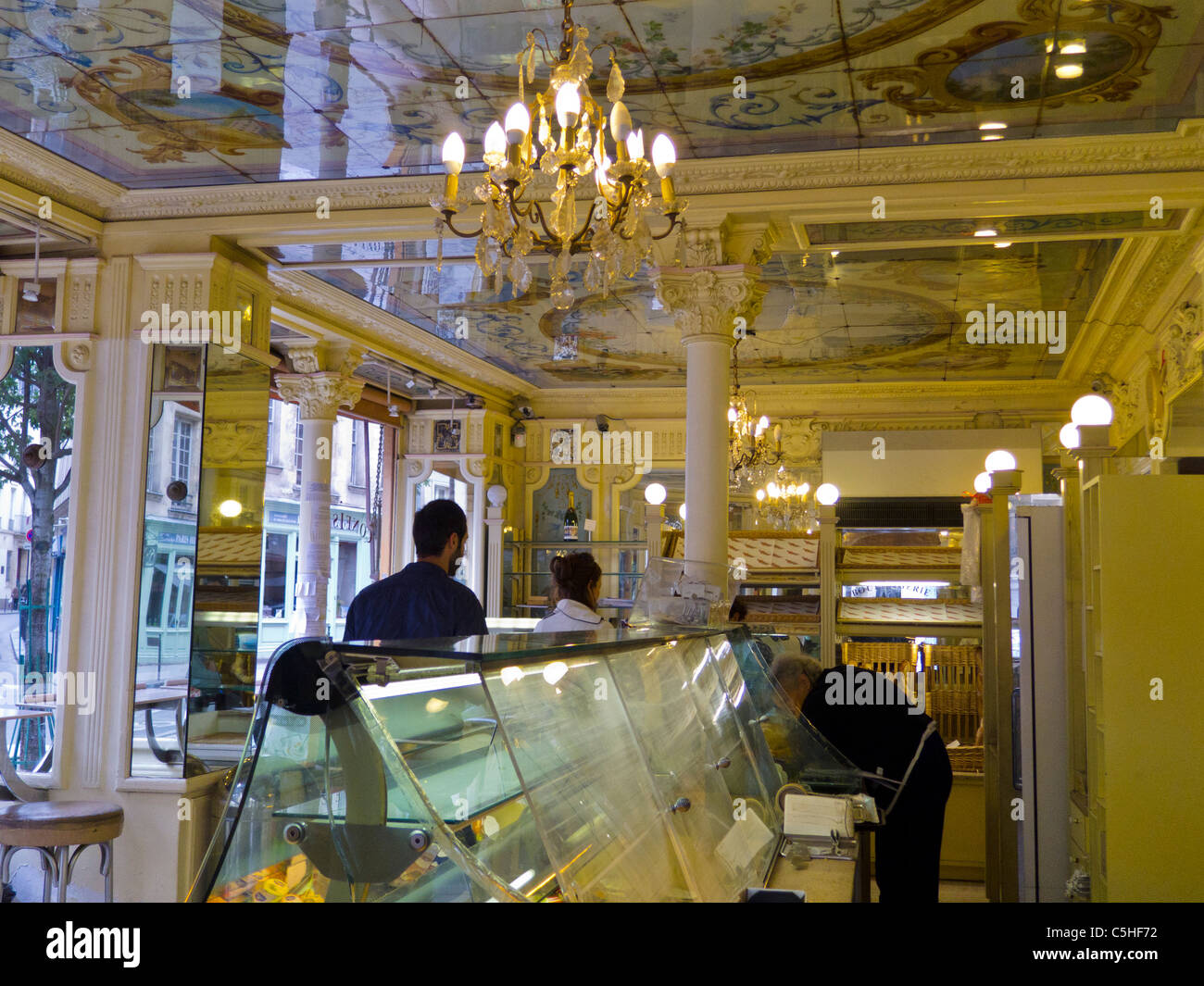 Paris, France, Interior Decoration, Vintage, inside Old French Bakery ...
