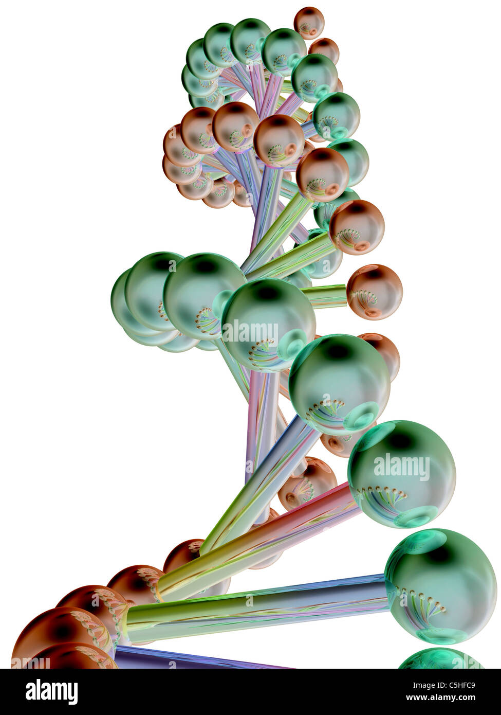 DNA molecule, computer artwork Stock Photo - Alamy