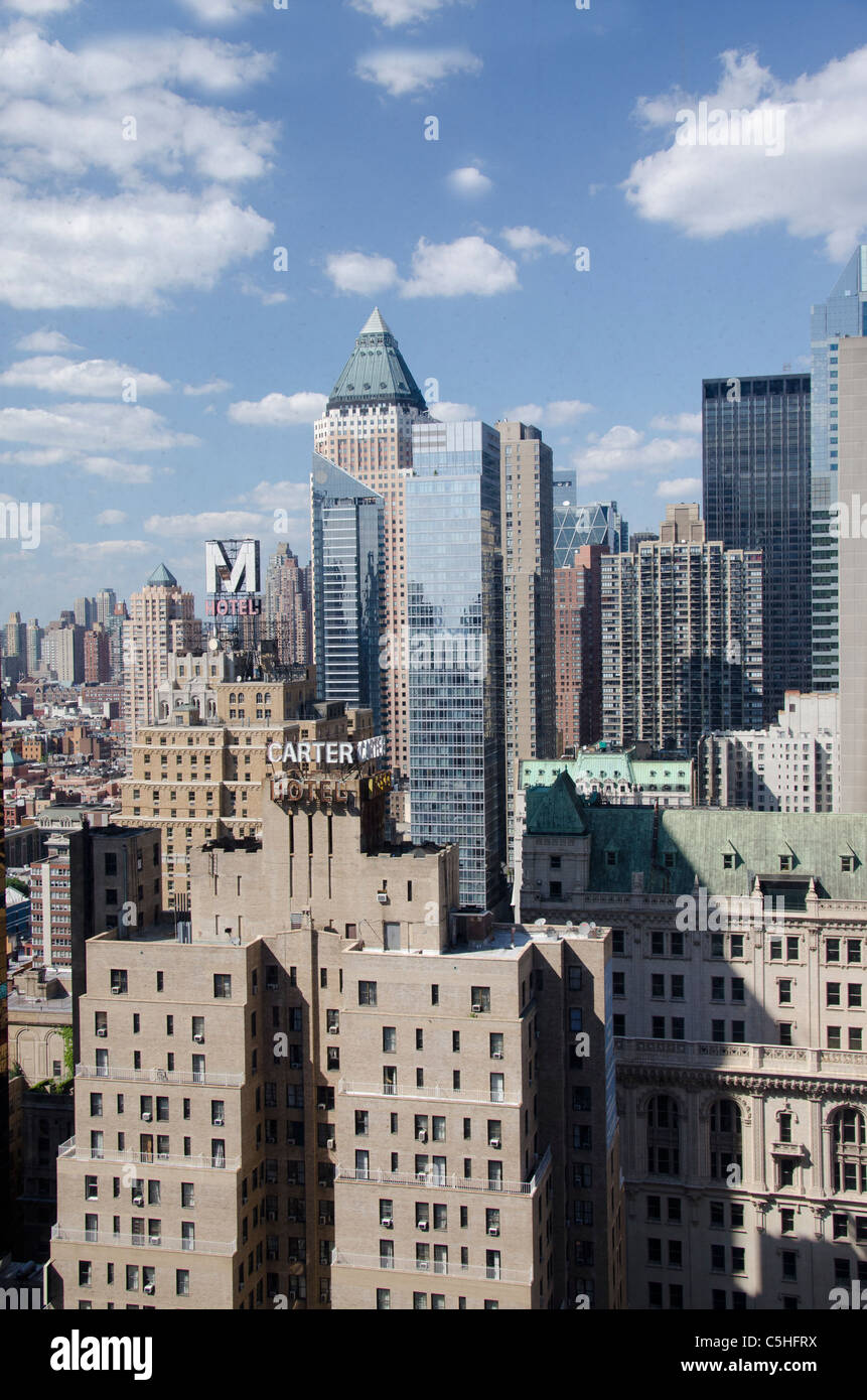 New York, New York City. Mid-town city skyline view Stock Photo - Alamy