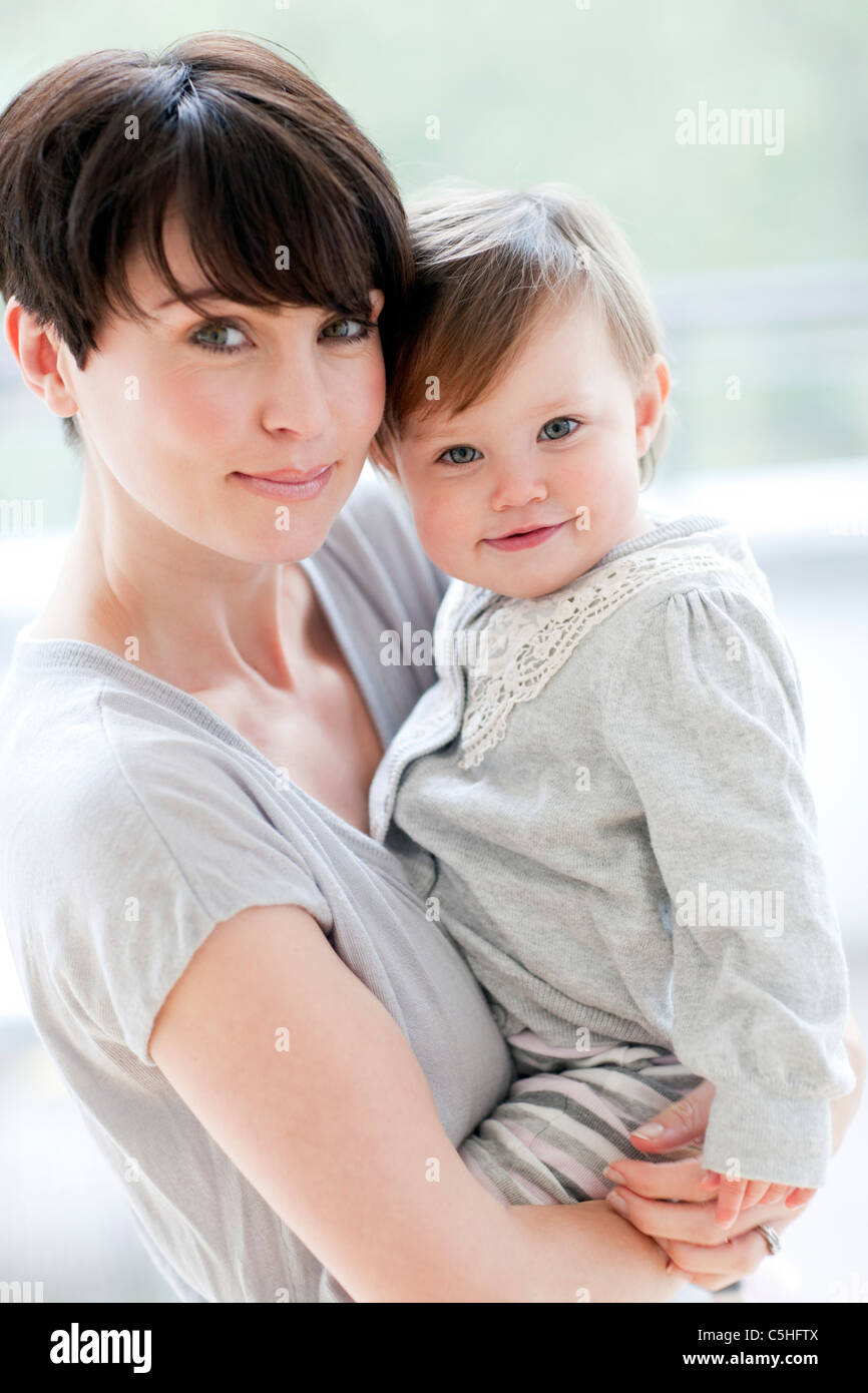 Mother and daughter Stock Photo - Alamy