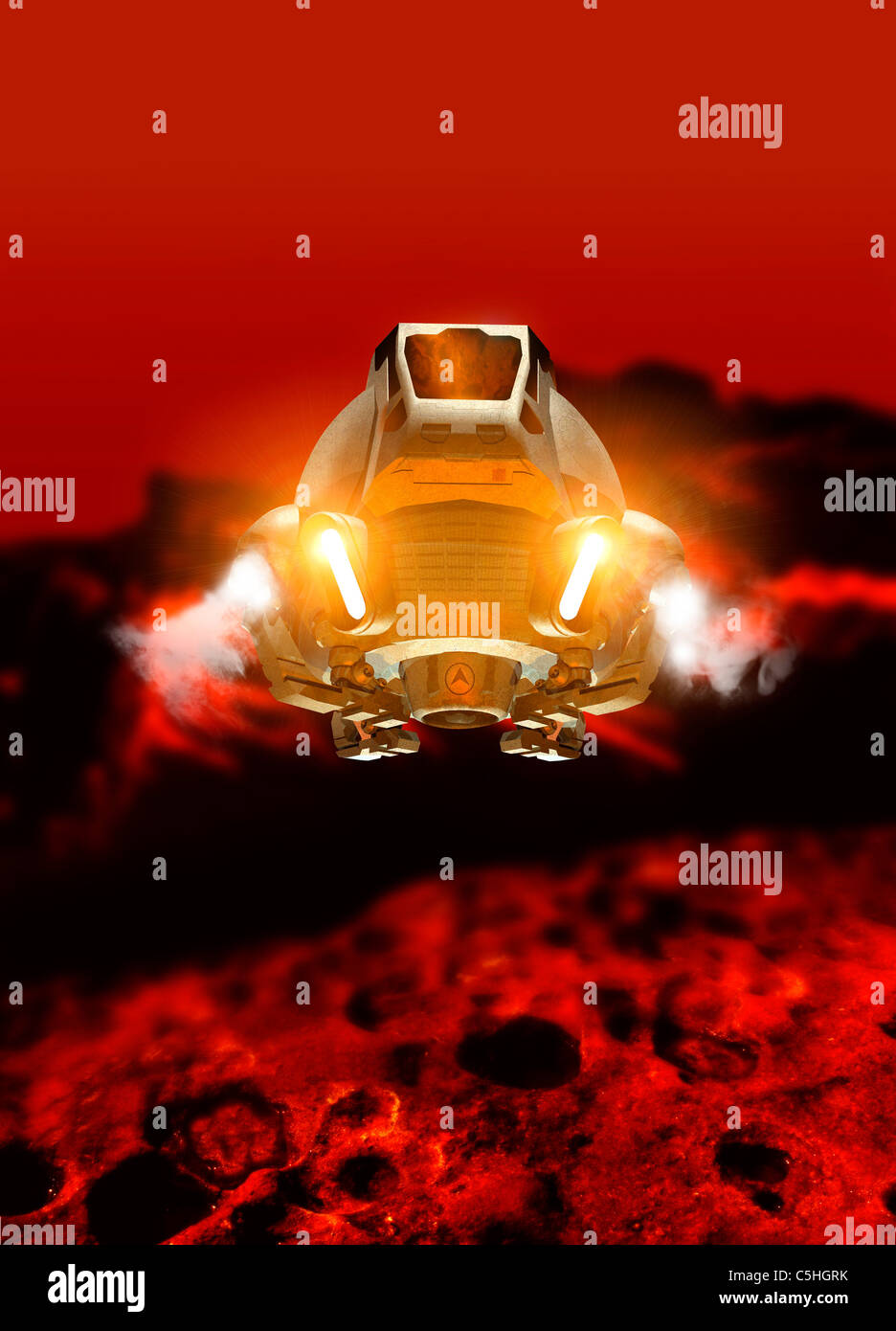 Mars exploration, artwork Stock Photo - Alamy
