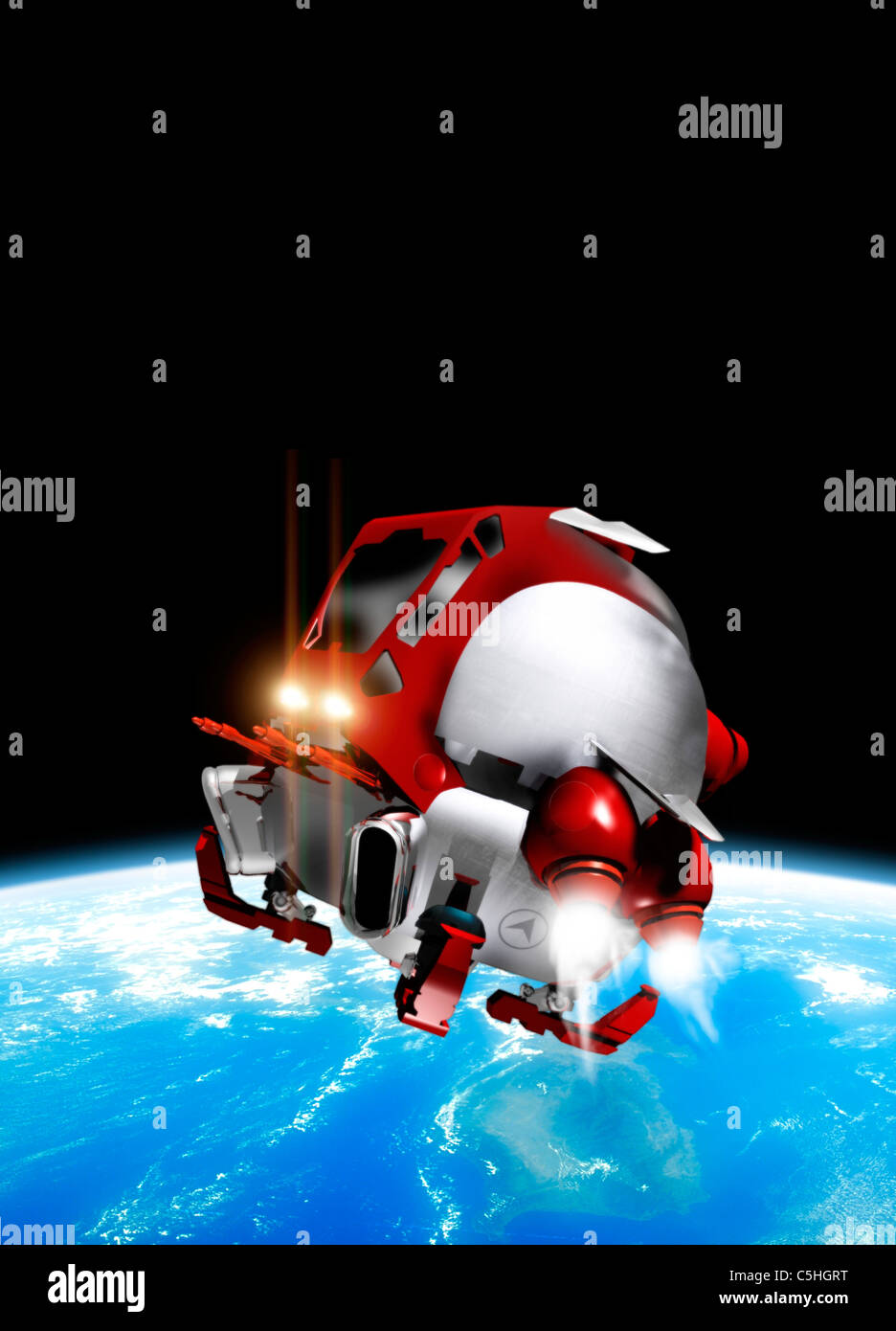 Space travel, artwork Stock Photo - Alamy