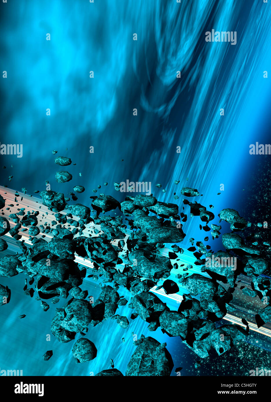 Planetary rings, artwork Stock Photo - Alamy