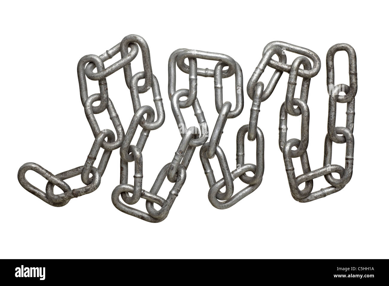 Broken shackle and chain Cut Out Stock Images & Pictures - Alamy