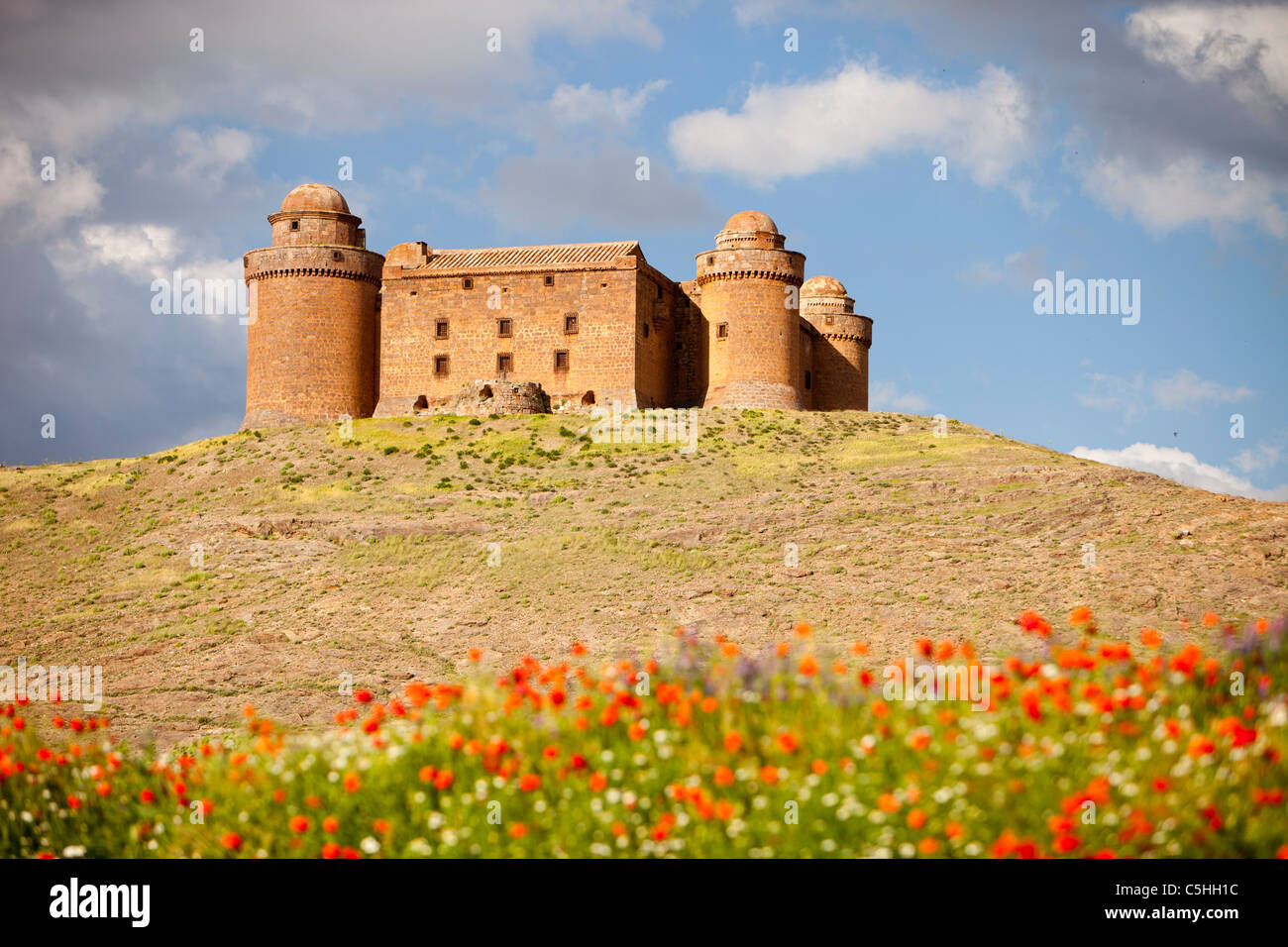 La Calahorra Castle in La Calahorra at the foot of the Sierra Nevada ...