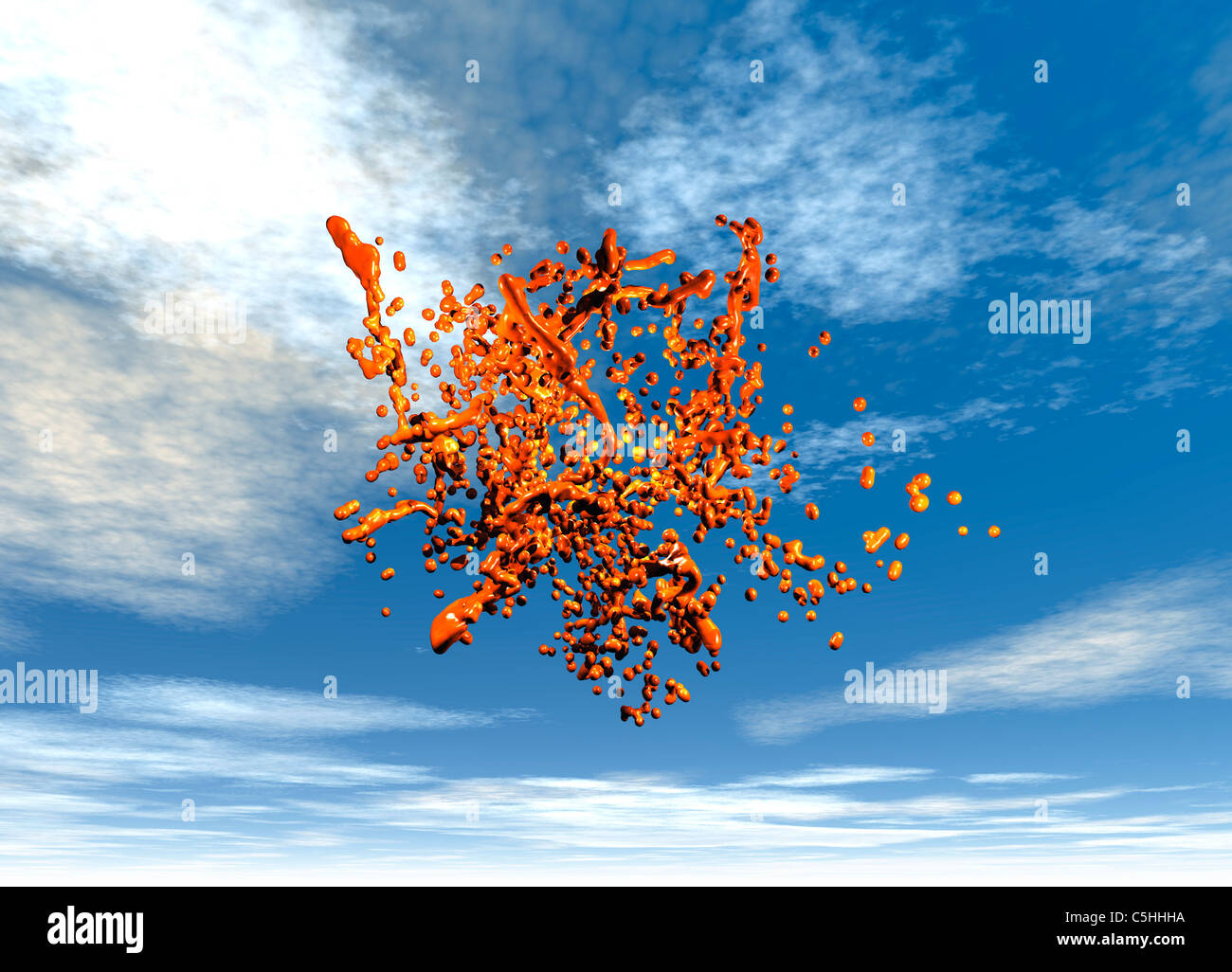 Smart dust, conceptual artwork Stock Photo - Alamy