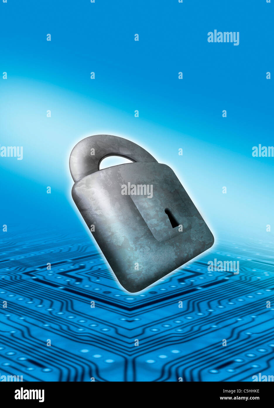 Internet security, conceptual artwork Stock Photo - Alamy