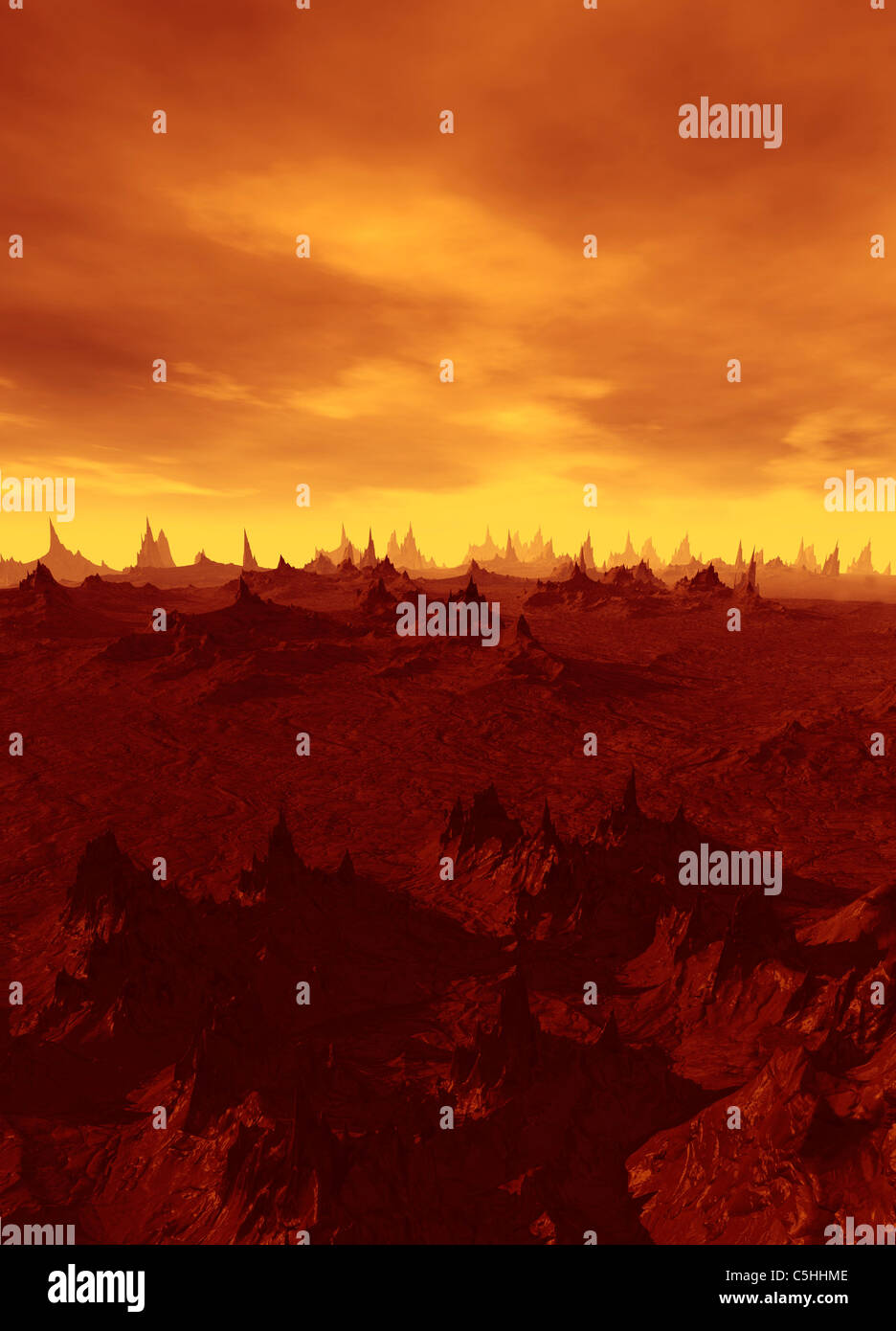 End of the World, conceptual artwork Stock Photo - Alamy