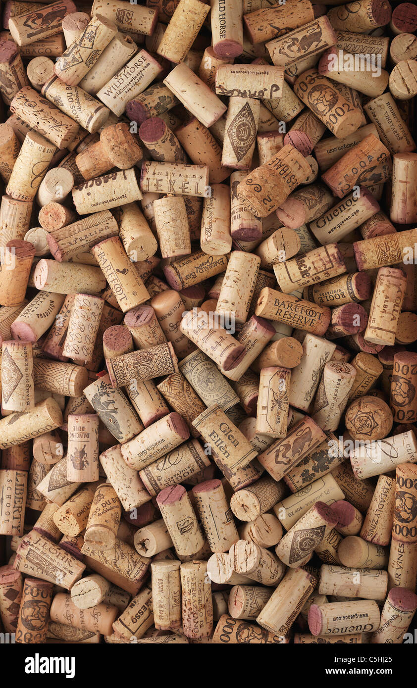 assorted wine corks Stock Photo - Alamy