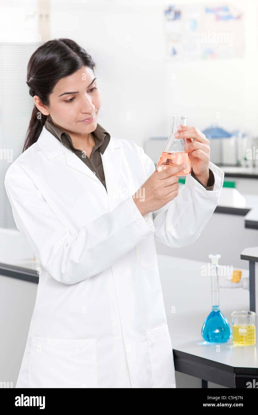 School science teacher Stock Photo - Alamy