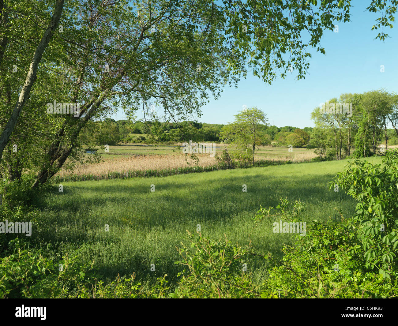 Rhode Island Rural scene Stock Photo - Alamy
