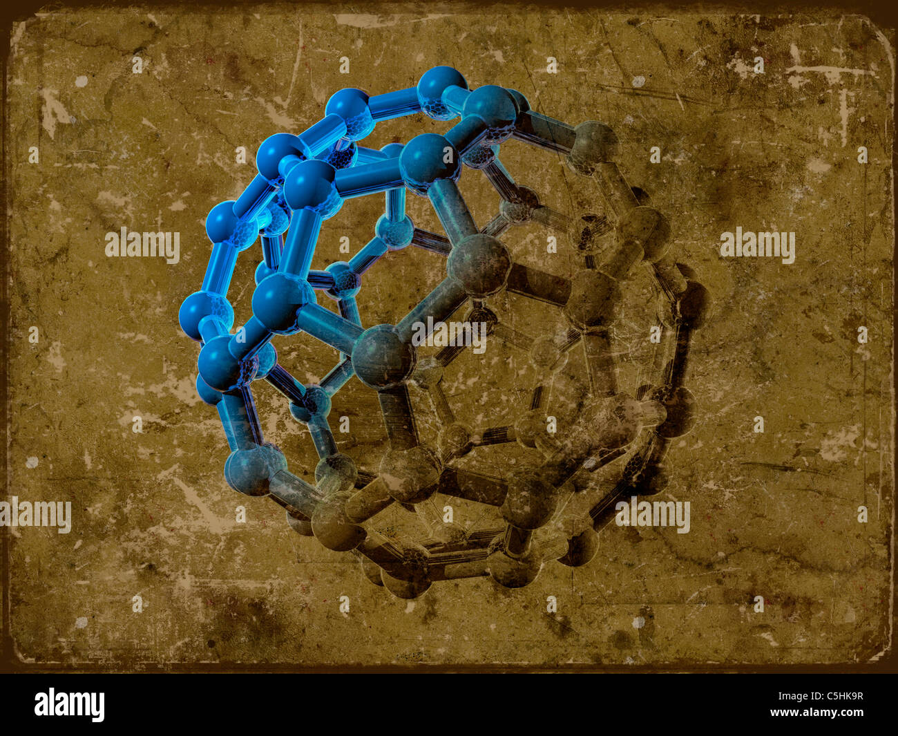 Buckyball molecule, artwork Stock Photo - Alamy