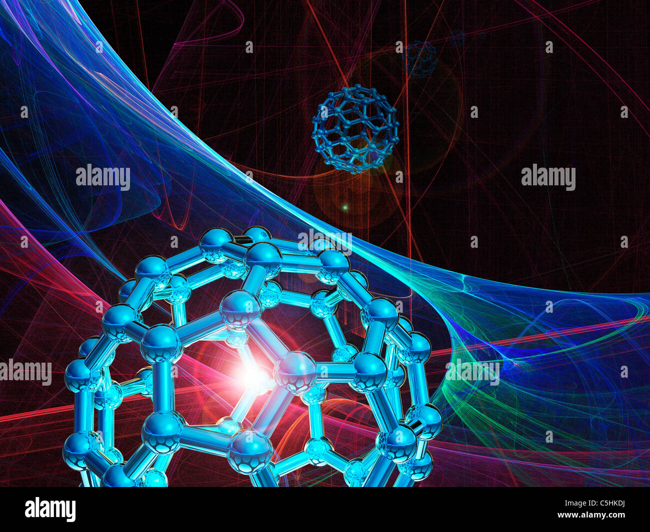Buckminsterfullerene molecules hi-res stock photography and images - Alamy