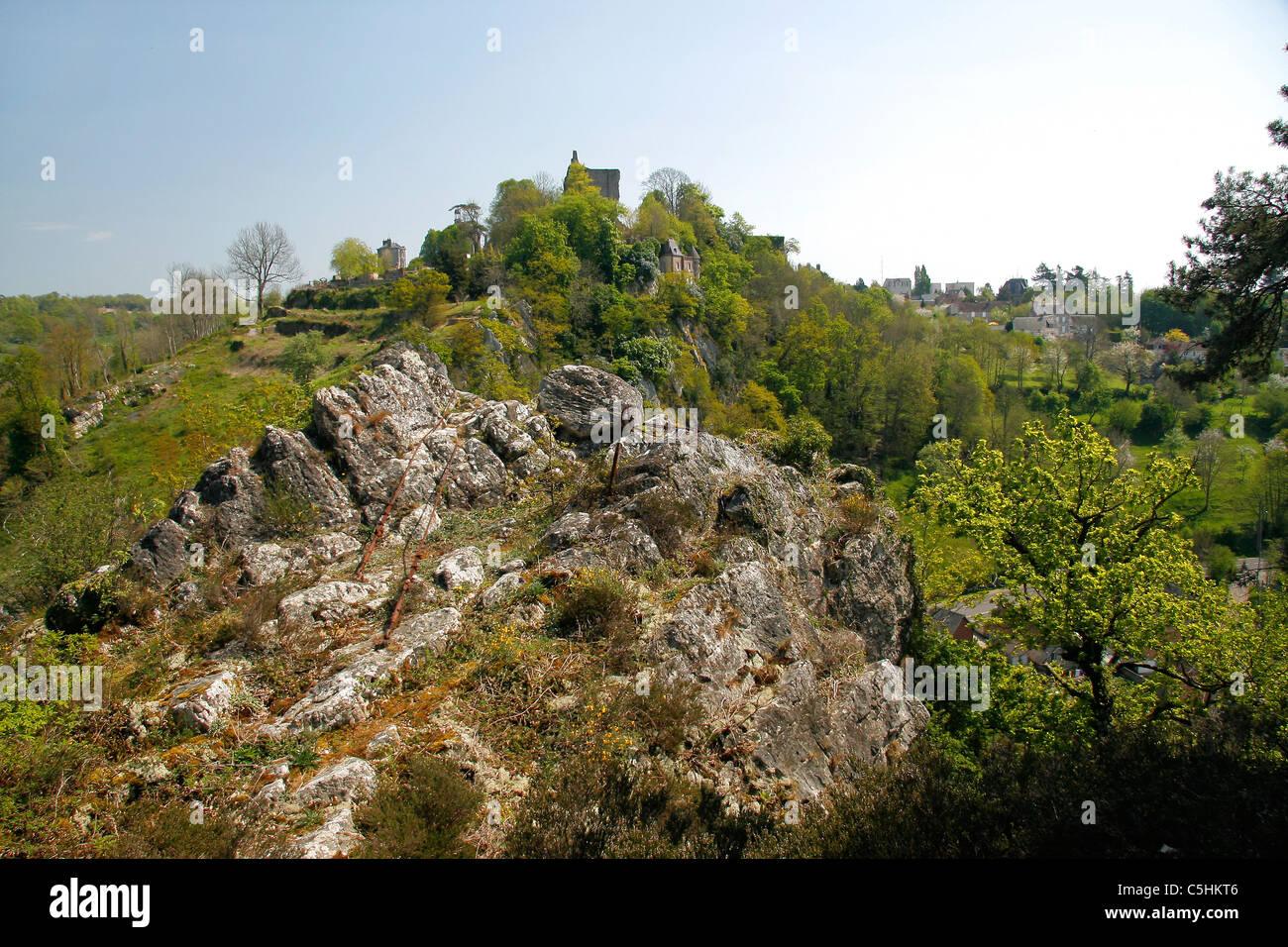 Domfront castle hi-res stock photography and images - Alamy