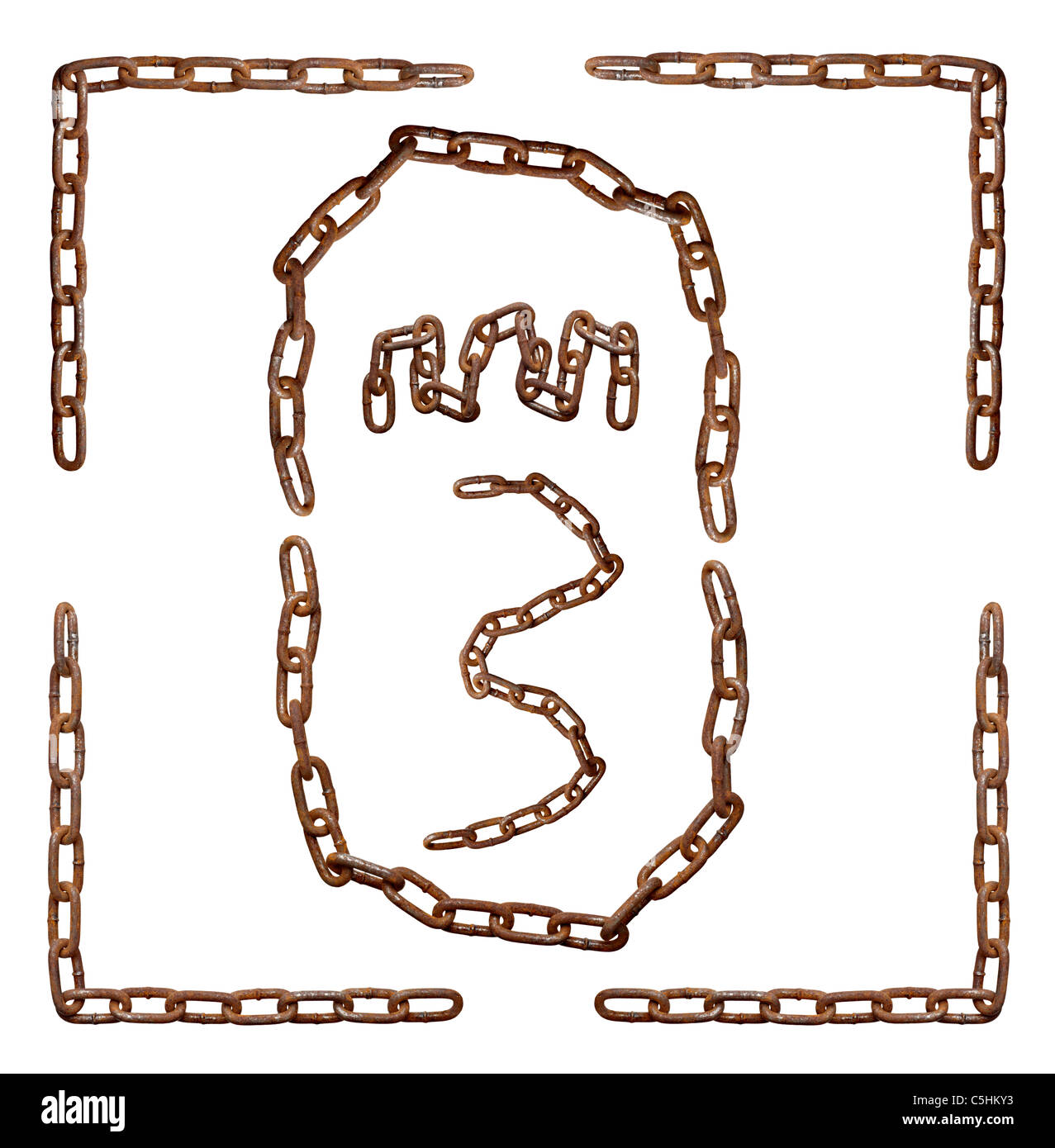 Group tool chain Cut Out Stock Images & Pictures - Alamy