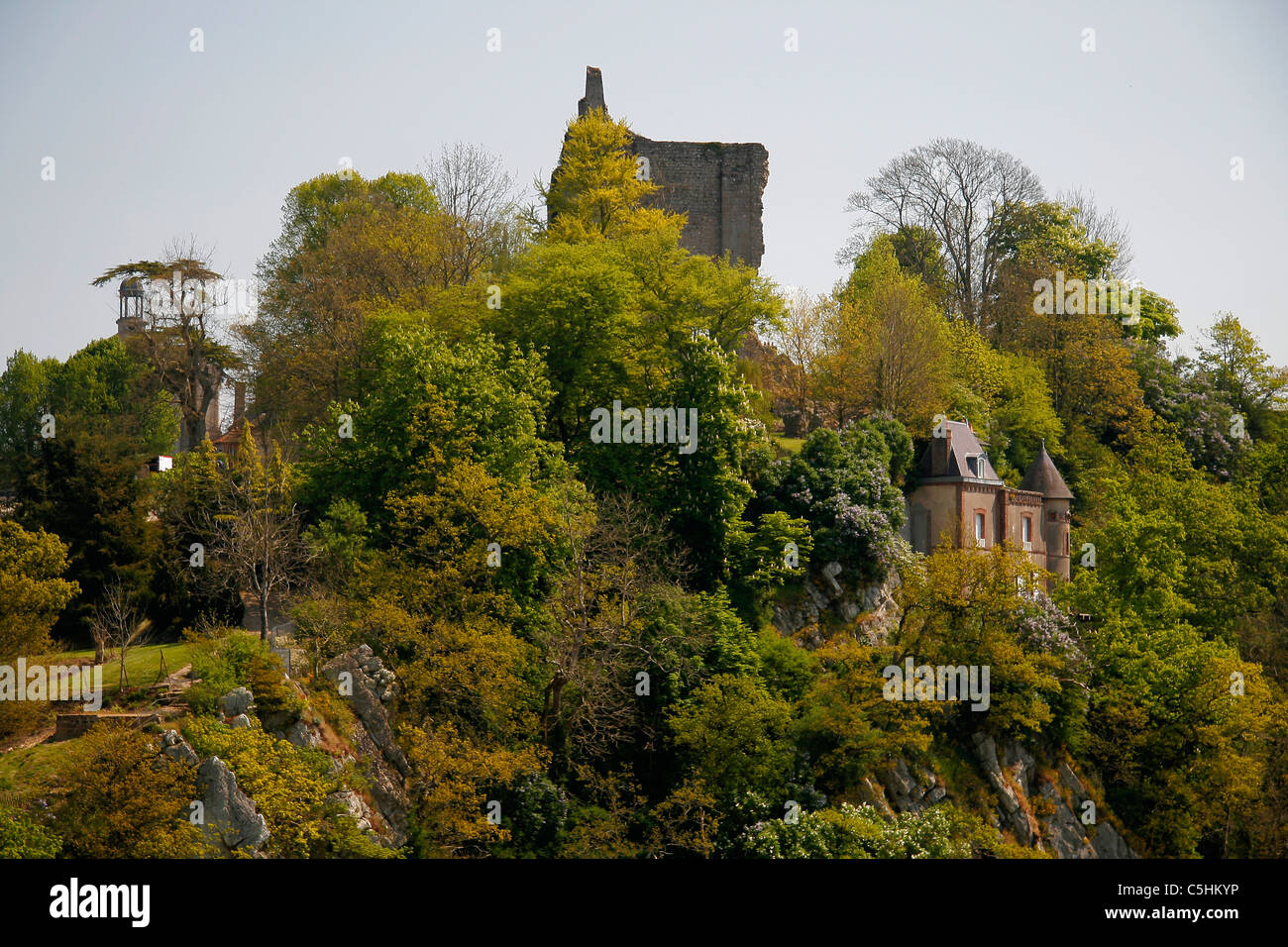 Domfront castle hi-res stock photography and images - Alamy