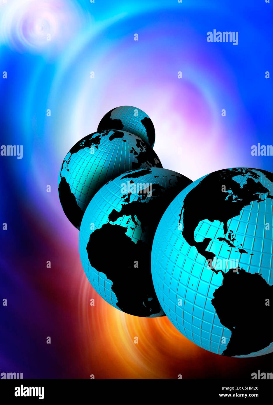 Multiple dimensions, conceptual artwork Stock Photo - Alamy