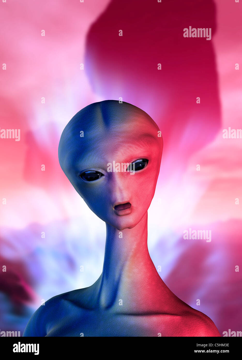 Alien head hi-res stock photography and images - Alamy