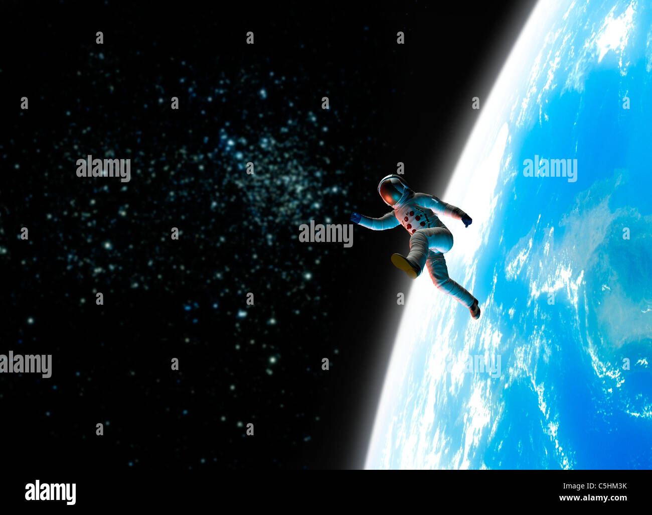 Astronaut space walk earth hi-res stock photography and images - Alamy