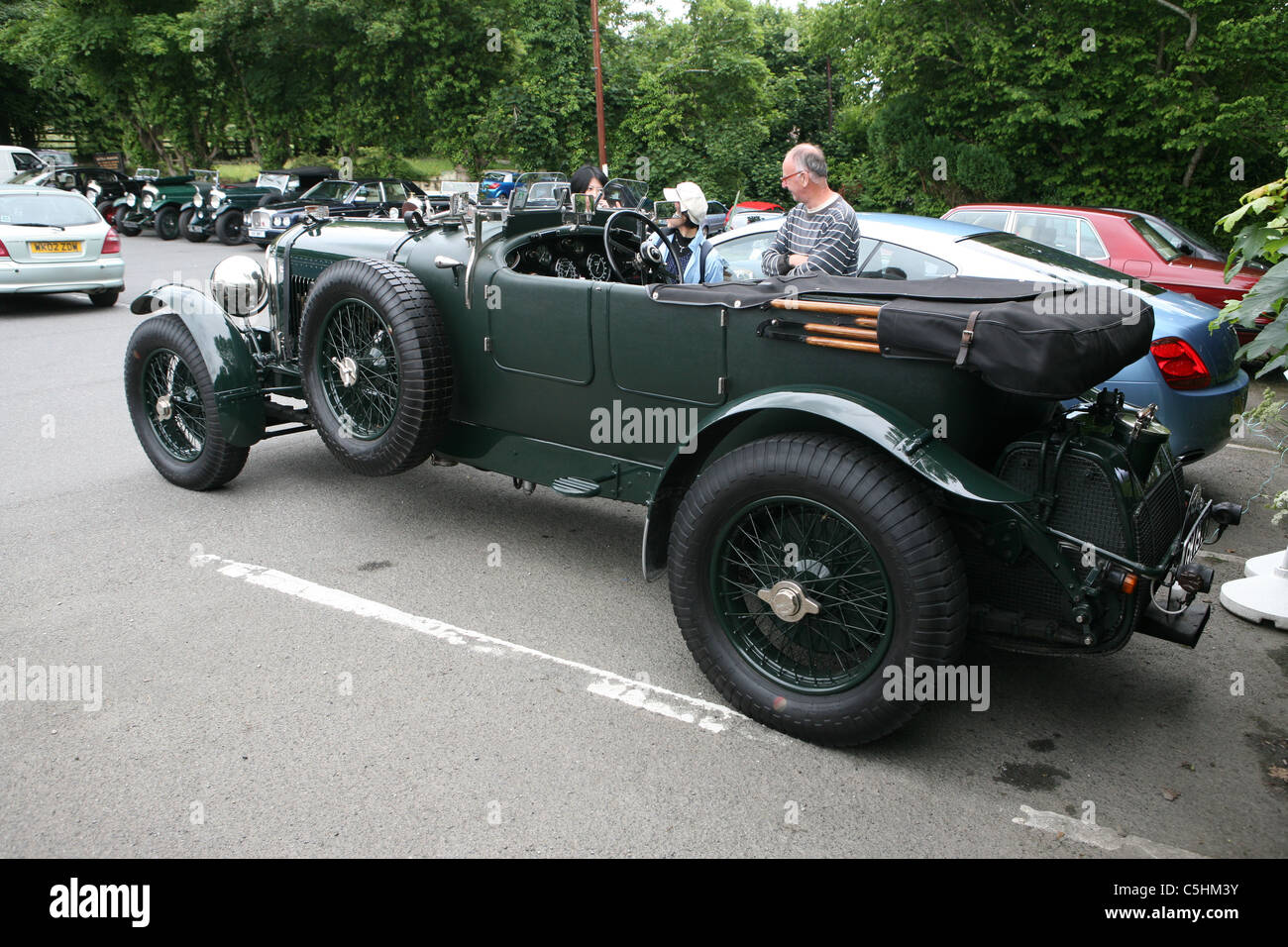 Bentley owners touring club motor cars Stock Photo - Alamy