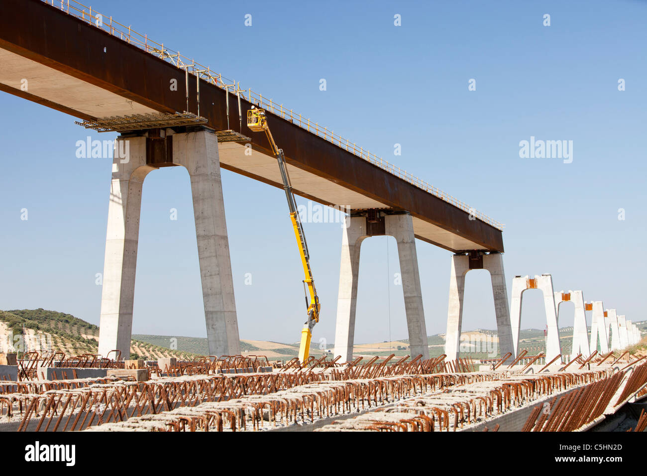 Viaduct high speed train hi-res stock photography and images - Alamy