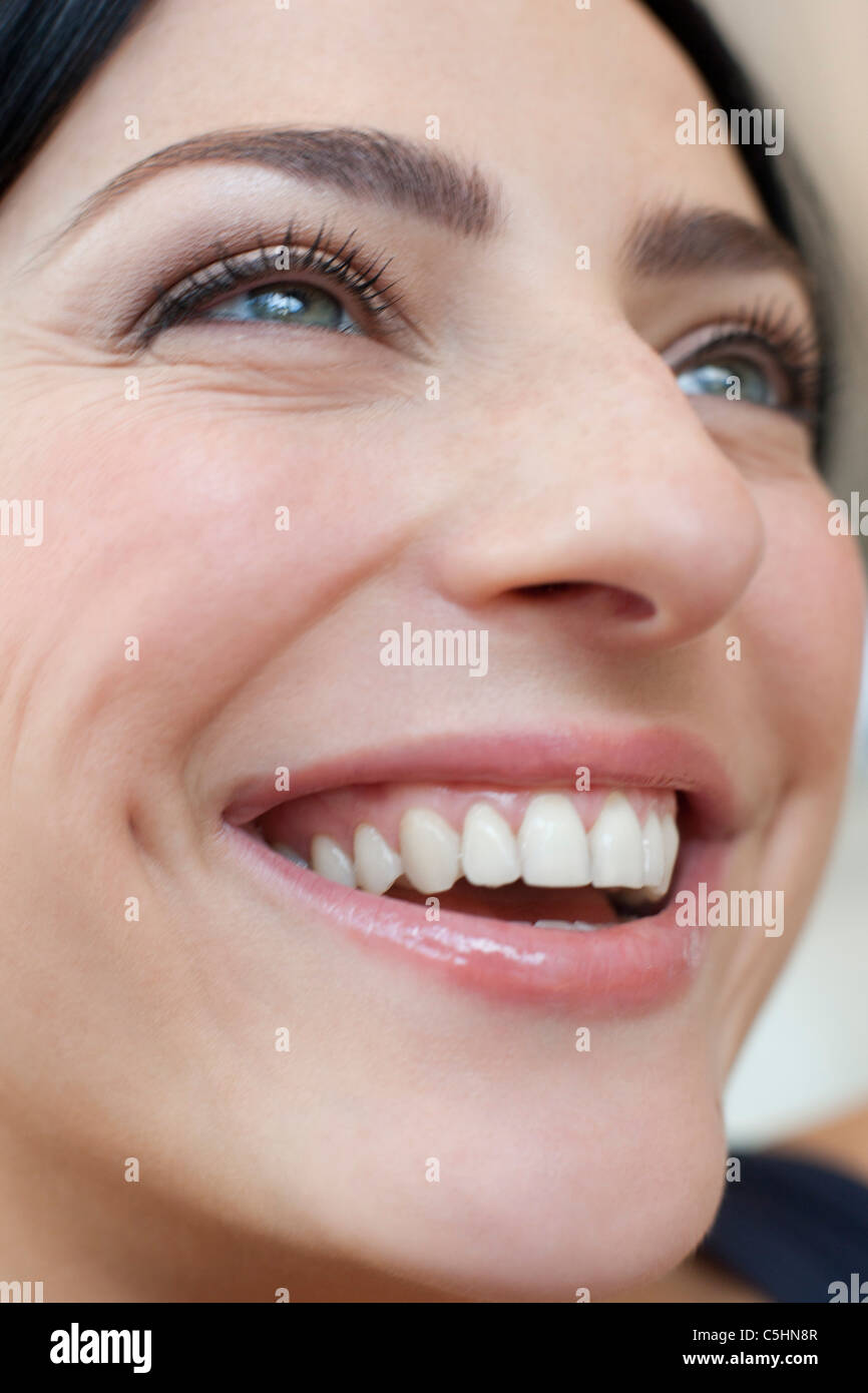 Young woman smiled face hi-res stock photography and images - Alamy