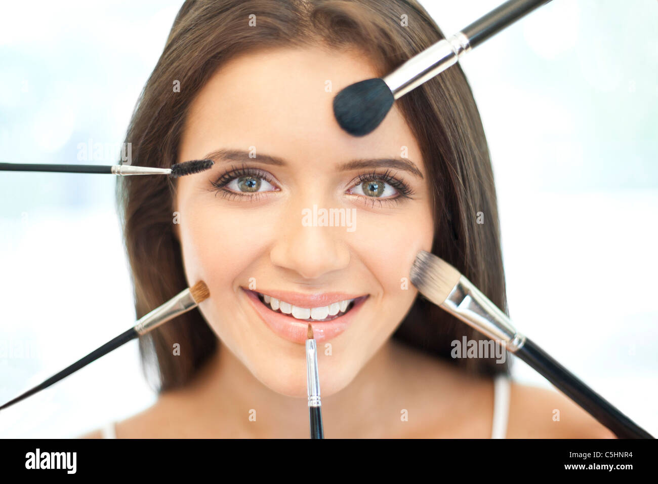 Make-up, conceptual image Stock Photo - Alamy