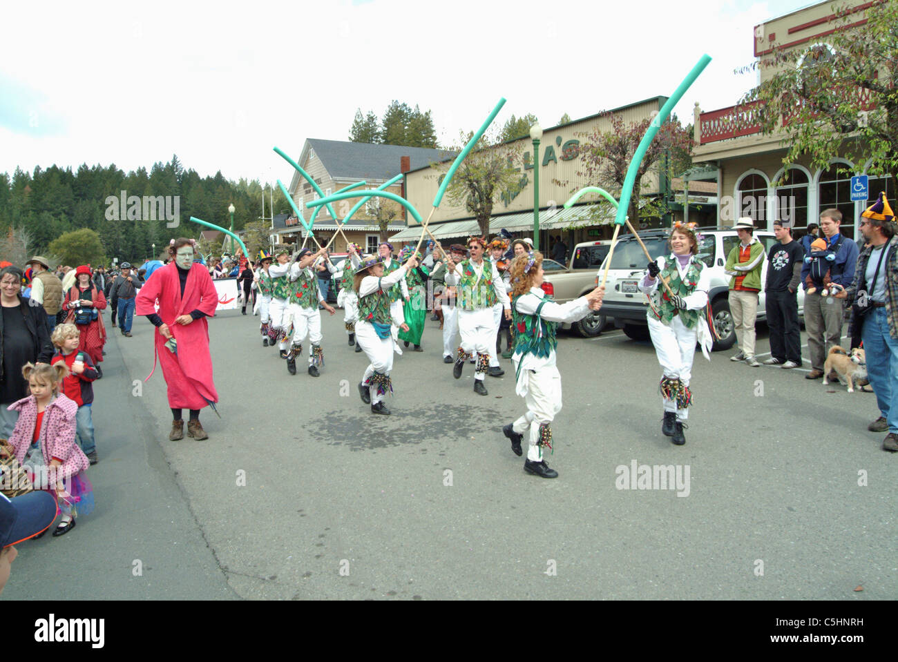 Attendees dress up in strange costumes for the annual Occidental ...