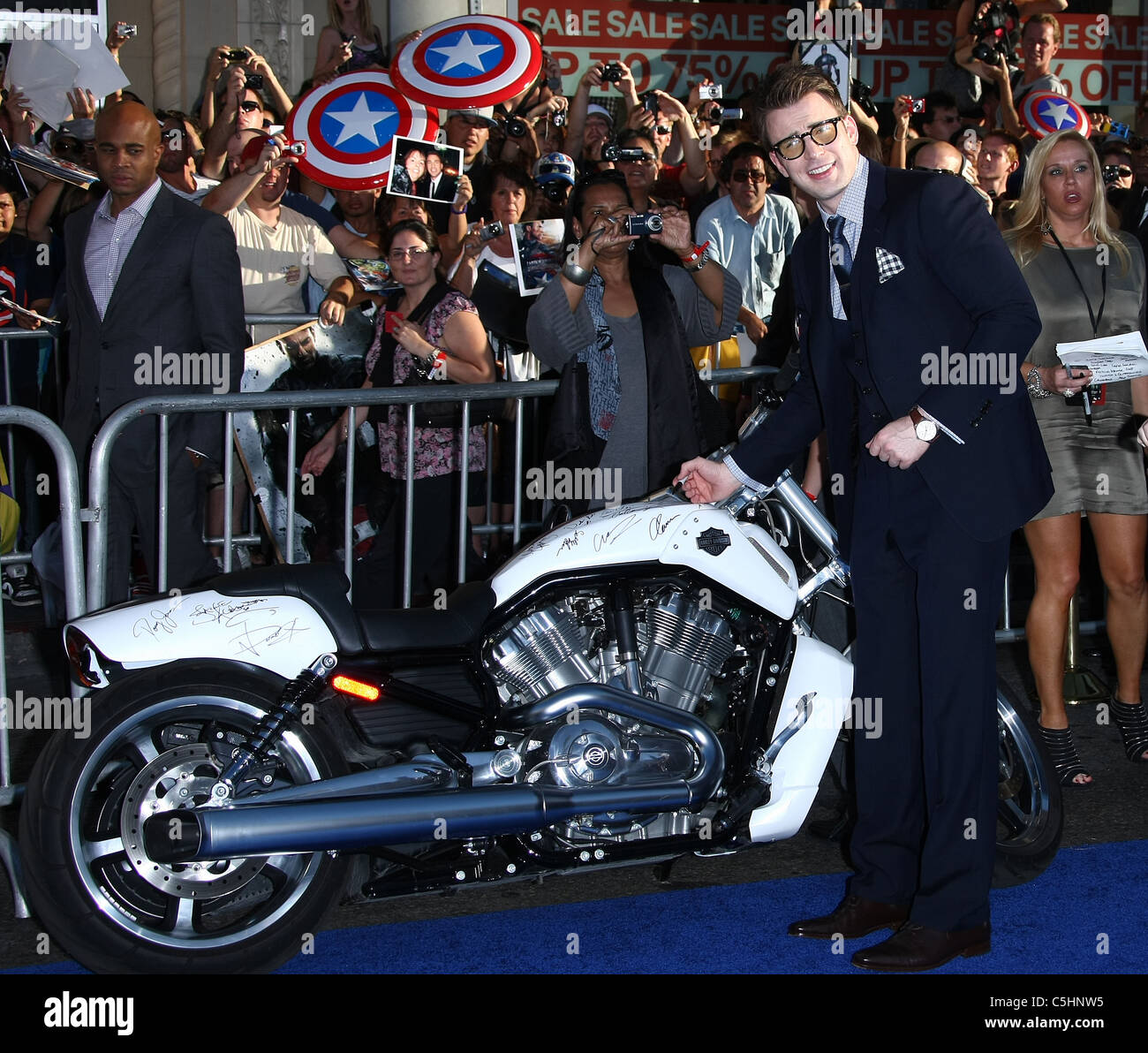 Chris Evans Steve Rogers Motorcycle