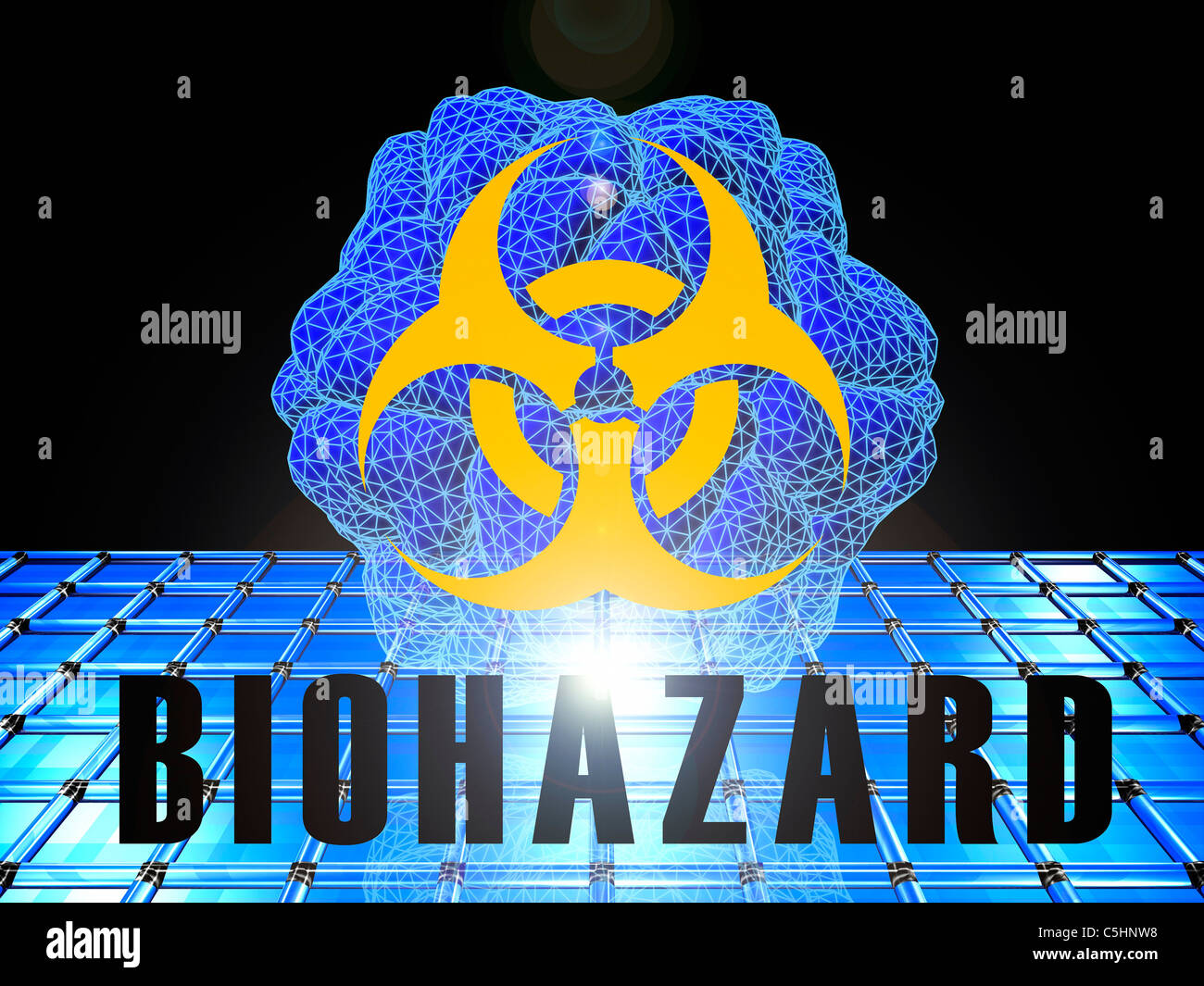 Biohazard, conceptual artwork Stock Photo - Alamy