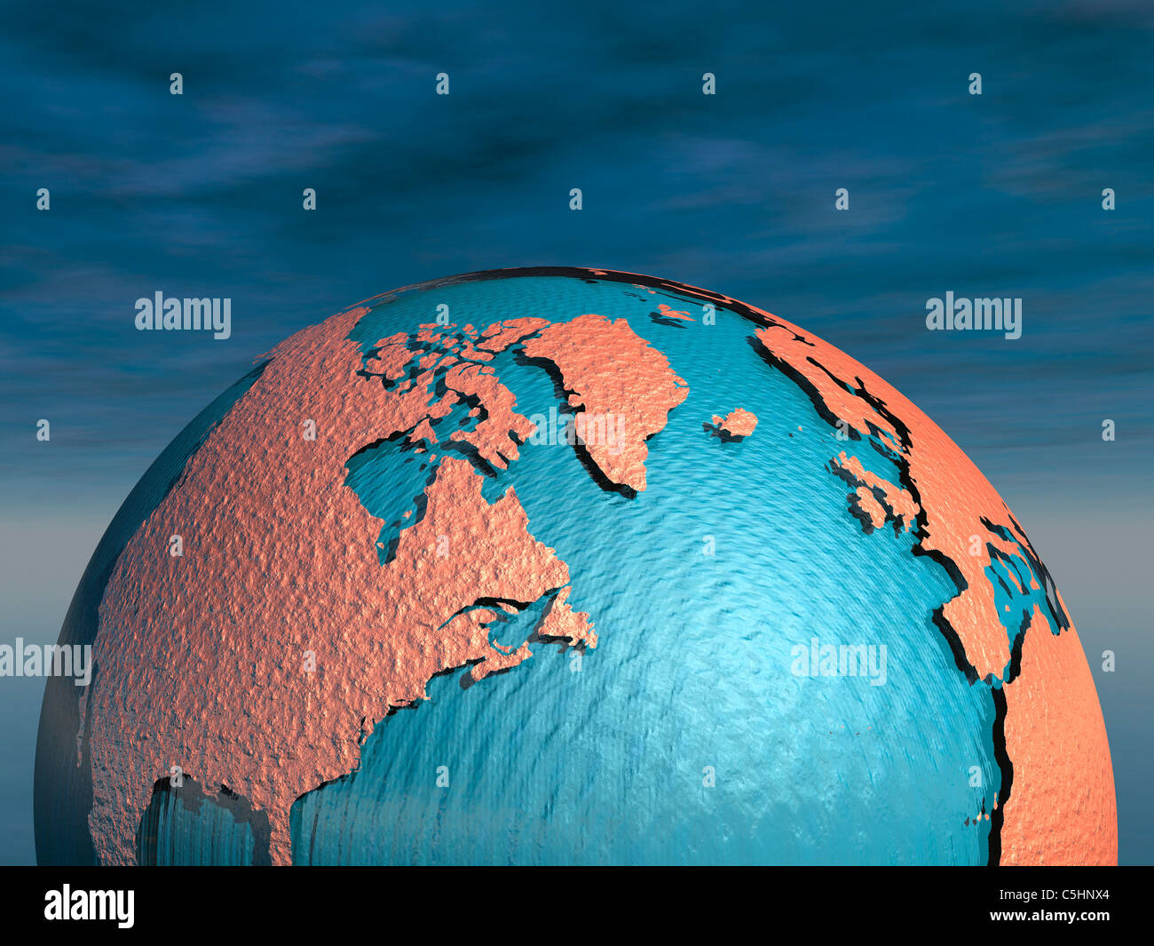 Northern Atlantic, artwork Stock Photo - Alamy