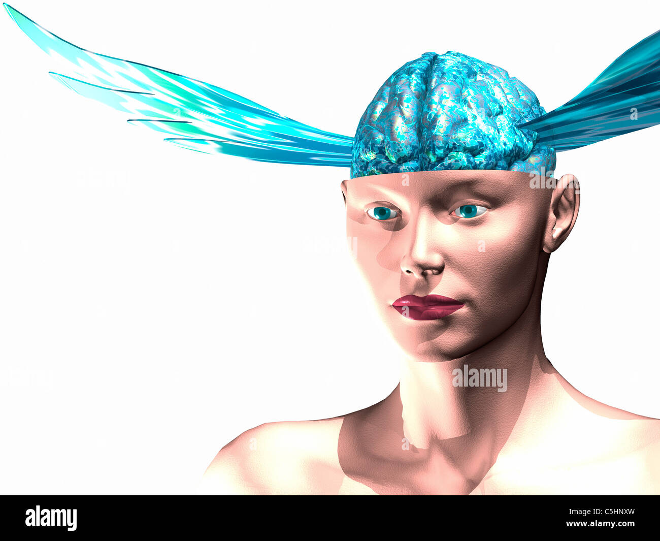 Idea taking flight, conceptual image Stock Photo - Alamy