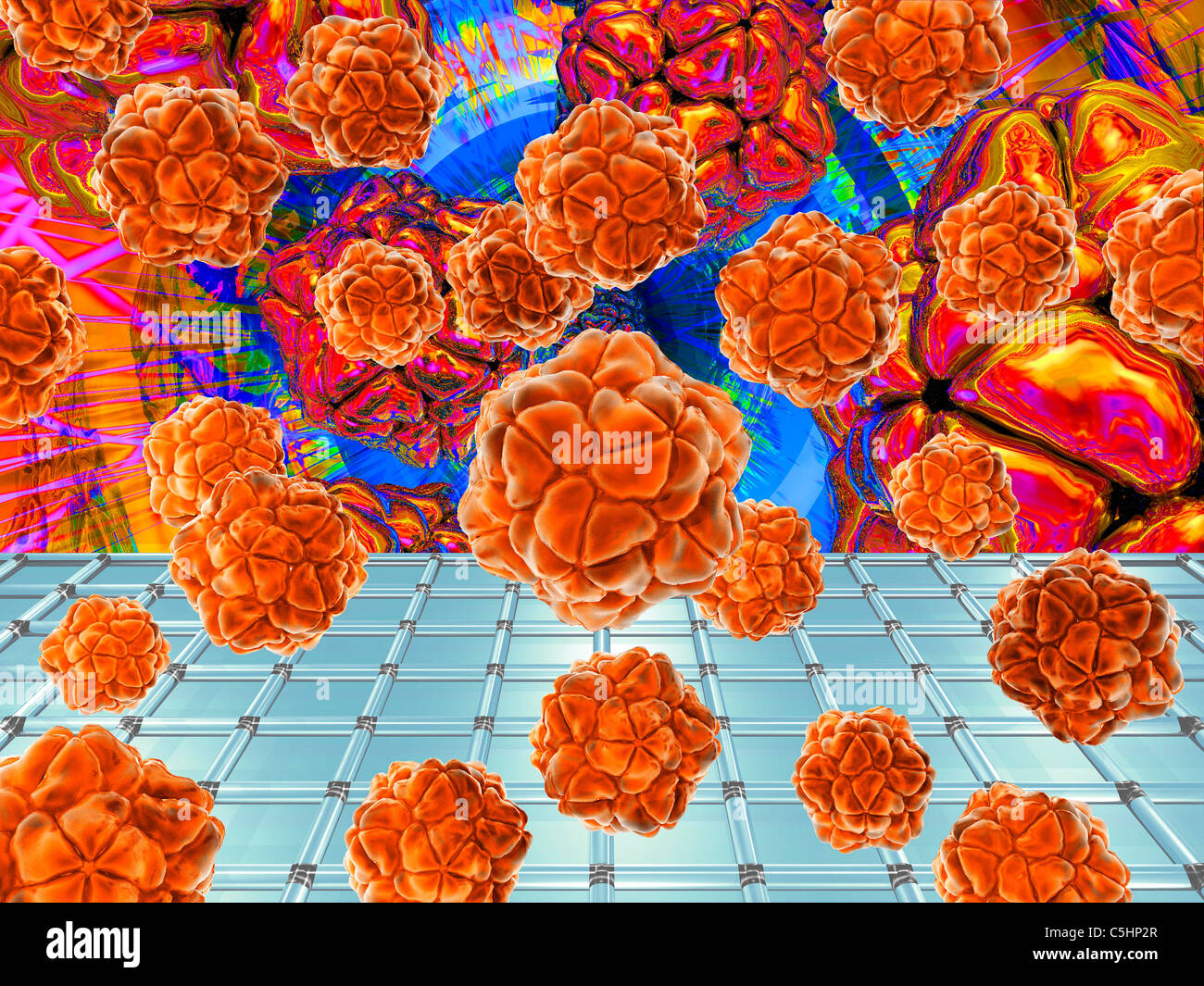 Computer virus, conceptual artwork Stock Photo - Alamy