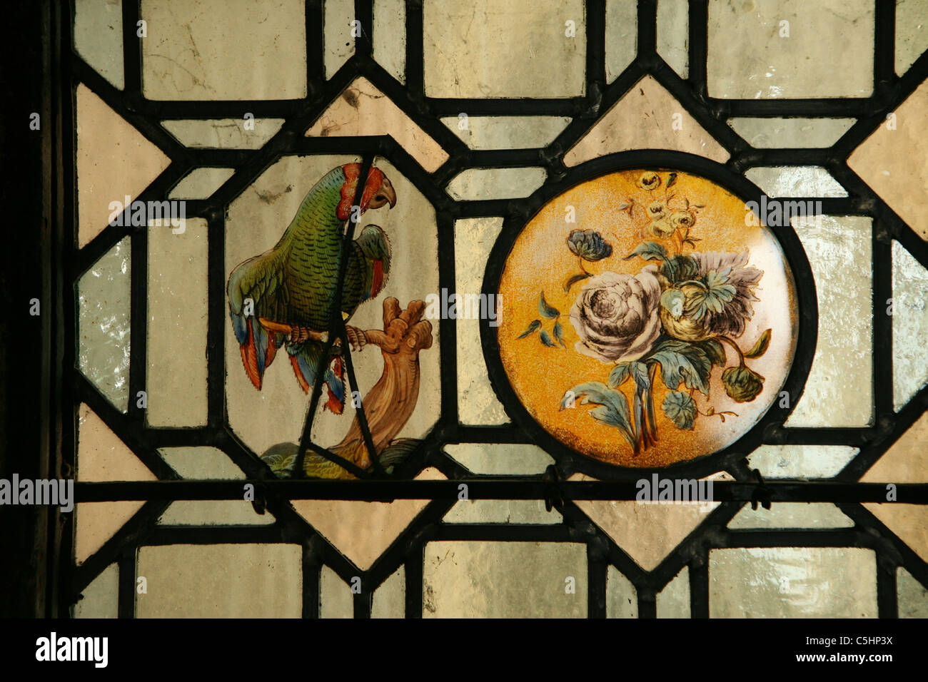 Medieval stained glass windows Stock Photo - Alamy
