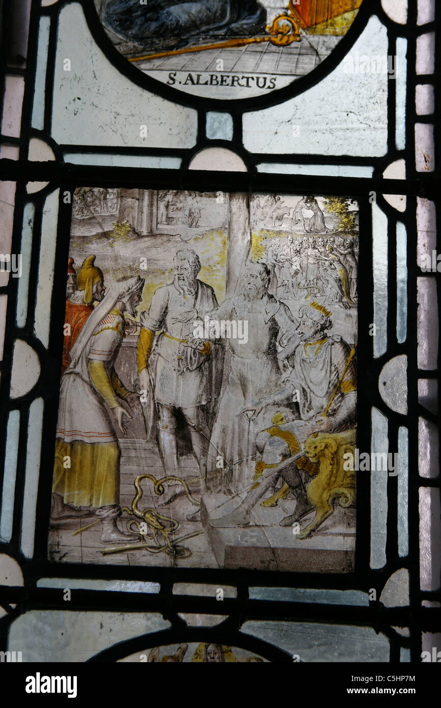 Medieval stained glass windows Stock Photo - Alamy