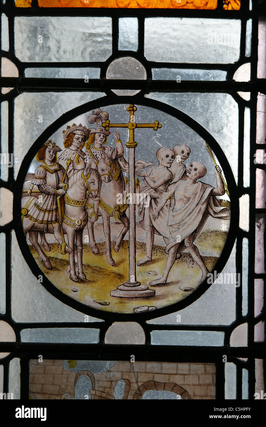 Medieval stained glass windows Stock Photo - Alamy