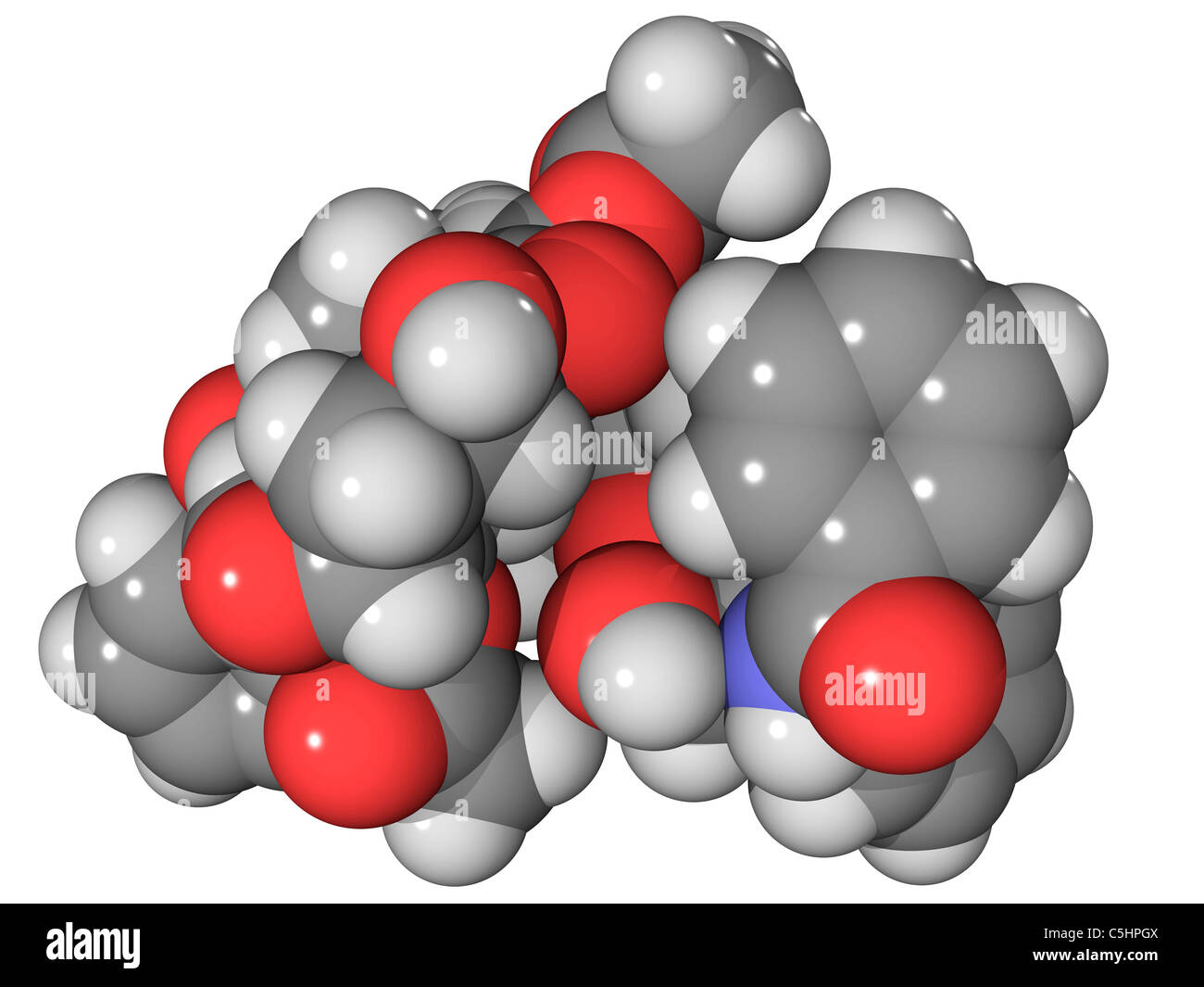 Paclitaxel chemotherapy drug molecule Stock Photo - Alamy