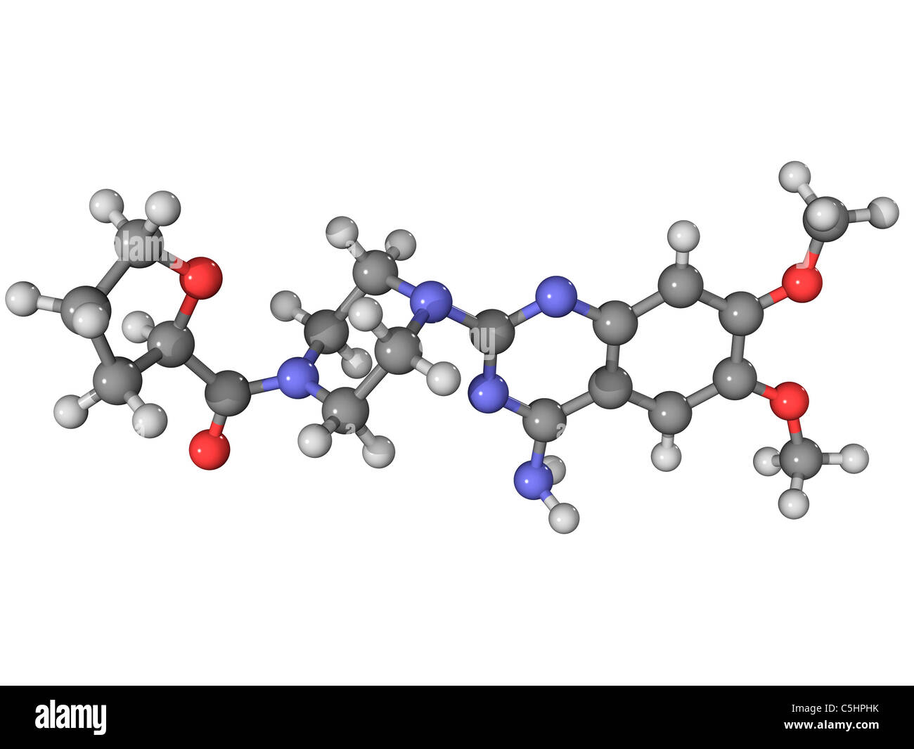 Terazosin prostate drug molecule hi-res stock photography and images ...