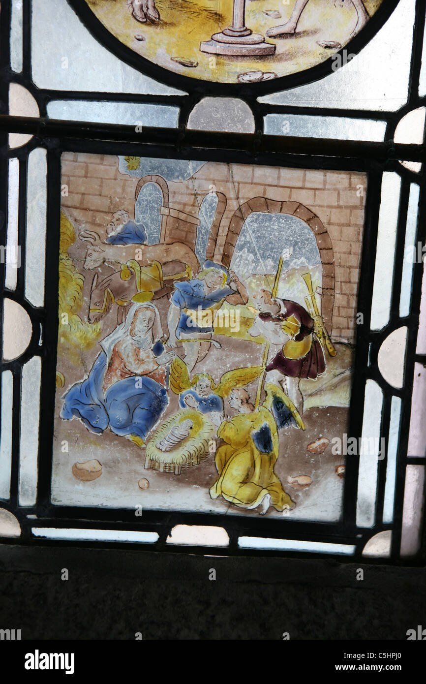 Medieval stained glass windows Stock Photo - Alamy