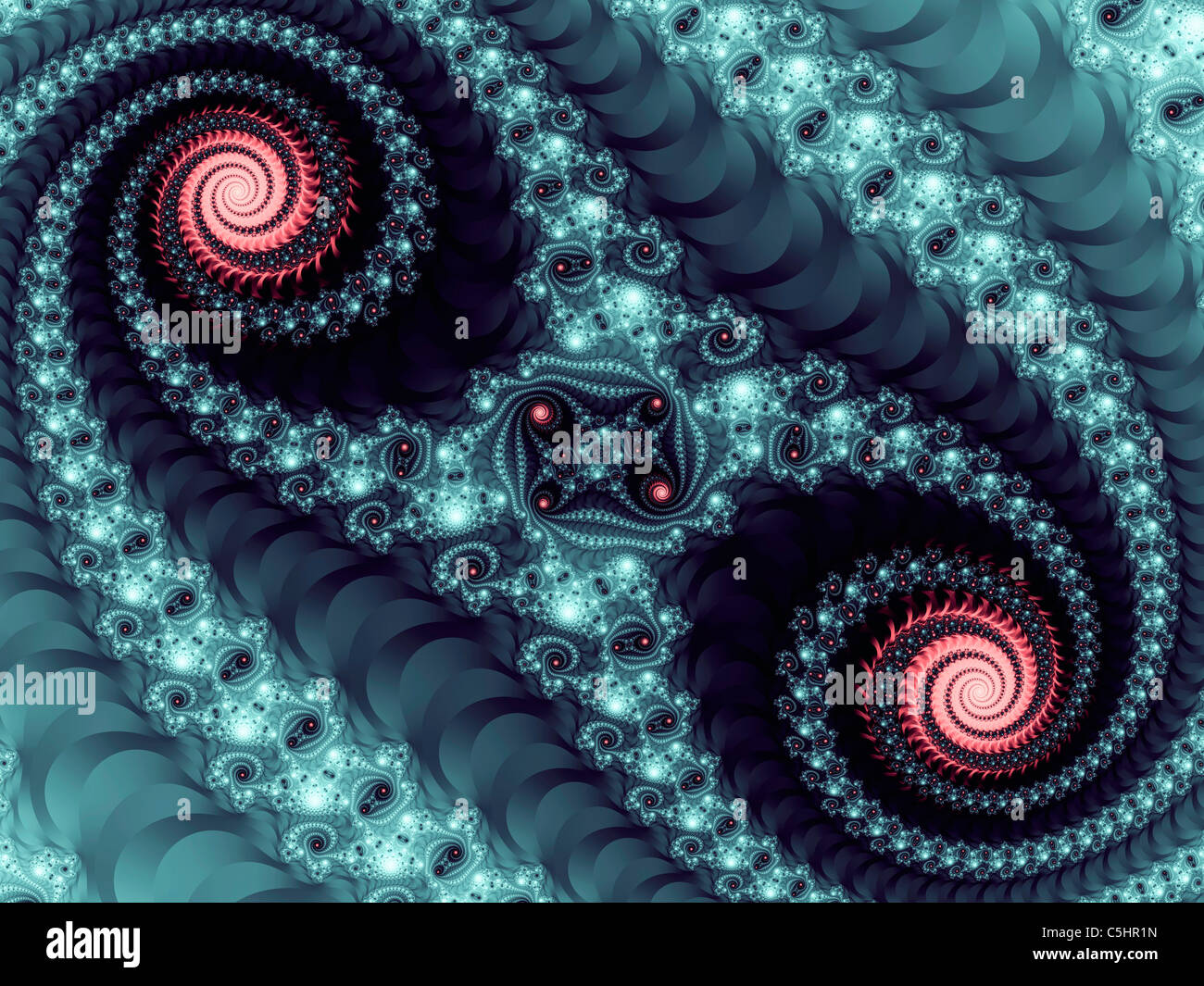 Magnification of the mandelbrot set hi-res stock photography and images ...