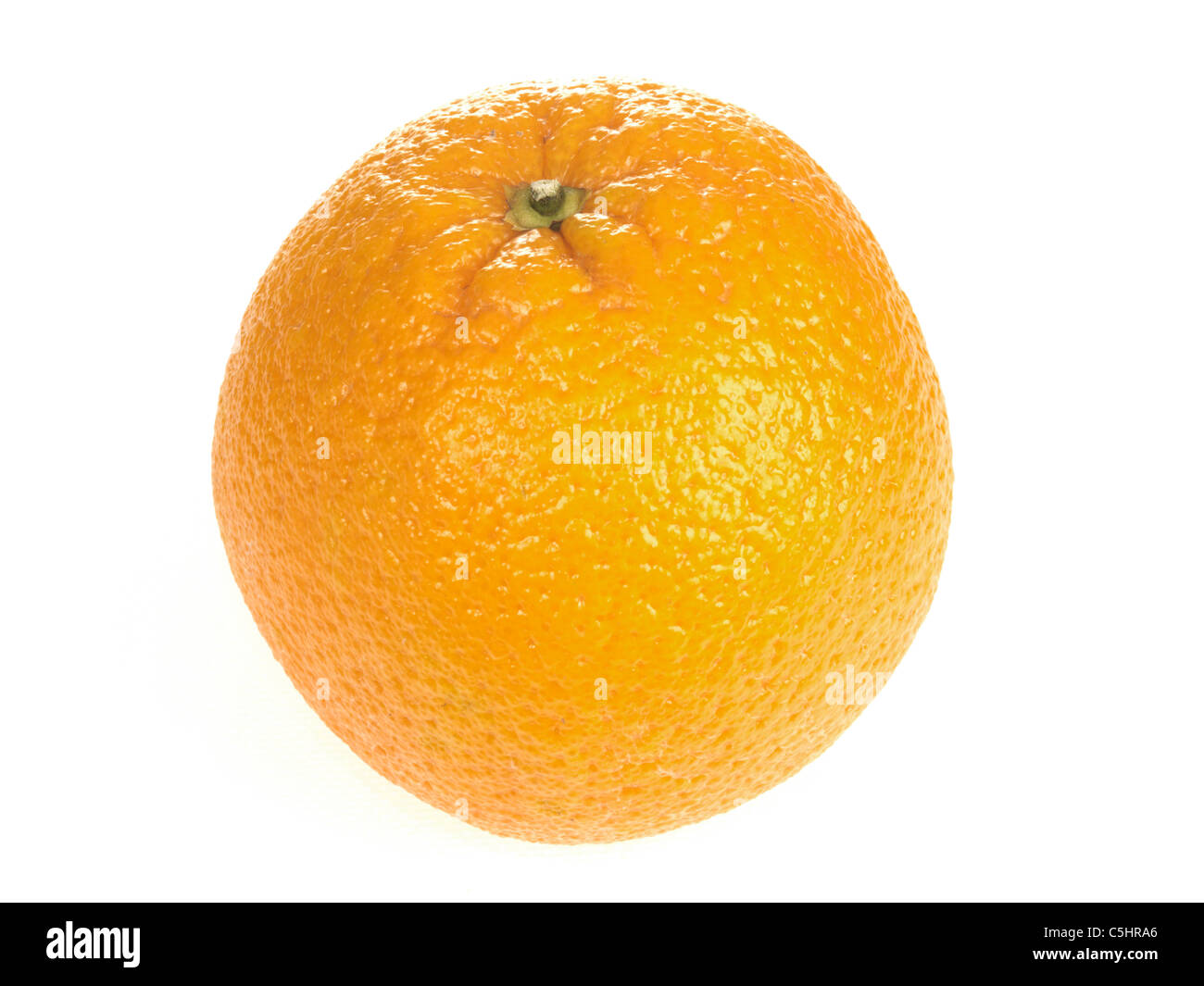 Whole Ripe Healthy Fresh Citrus Orange Fruit Against A White Background ...