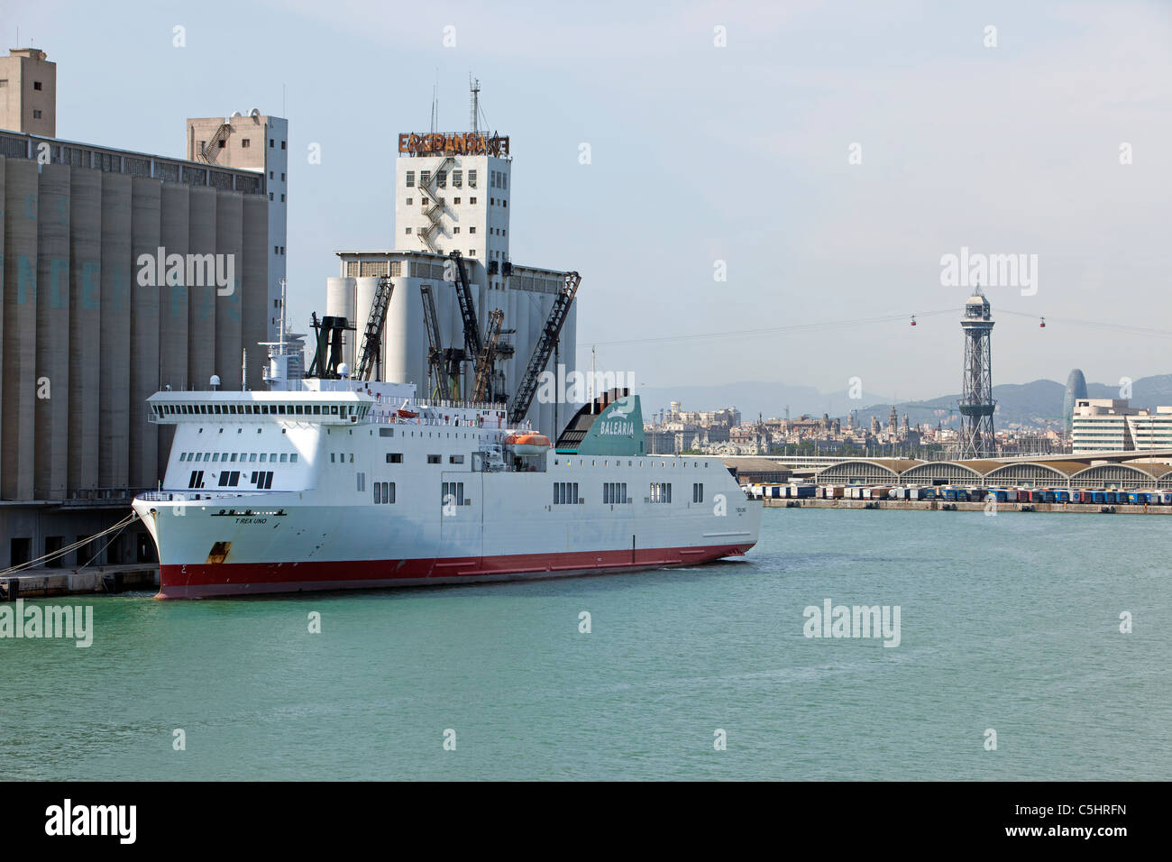Ferry in spanish port hi-res stock photography and images - Alamy