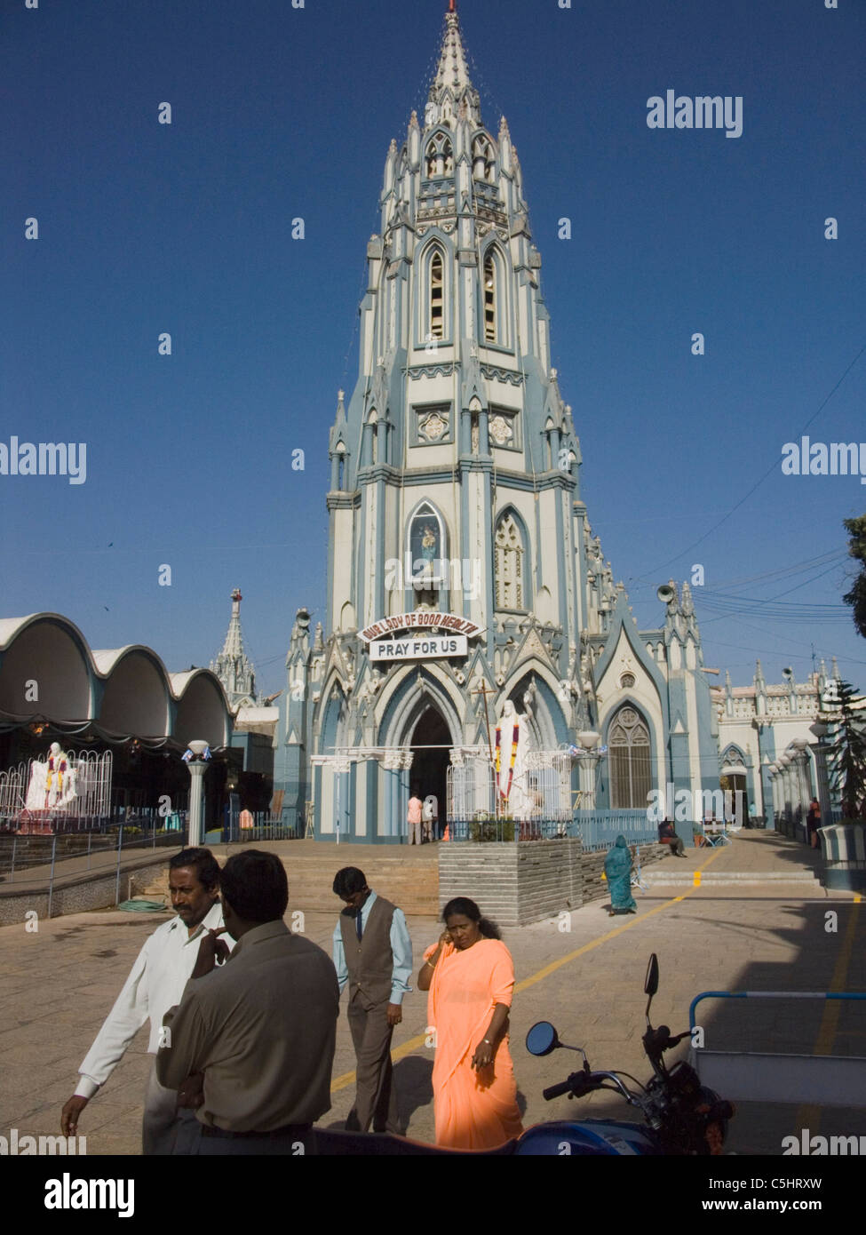 Indian Christians in a church in the south Indian City of Bangalore ...