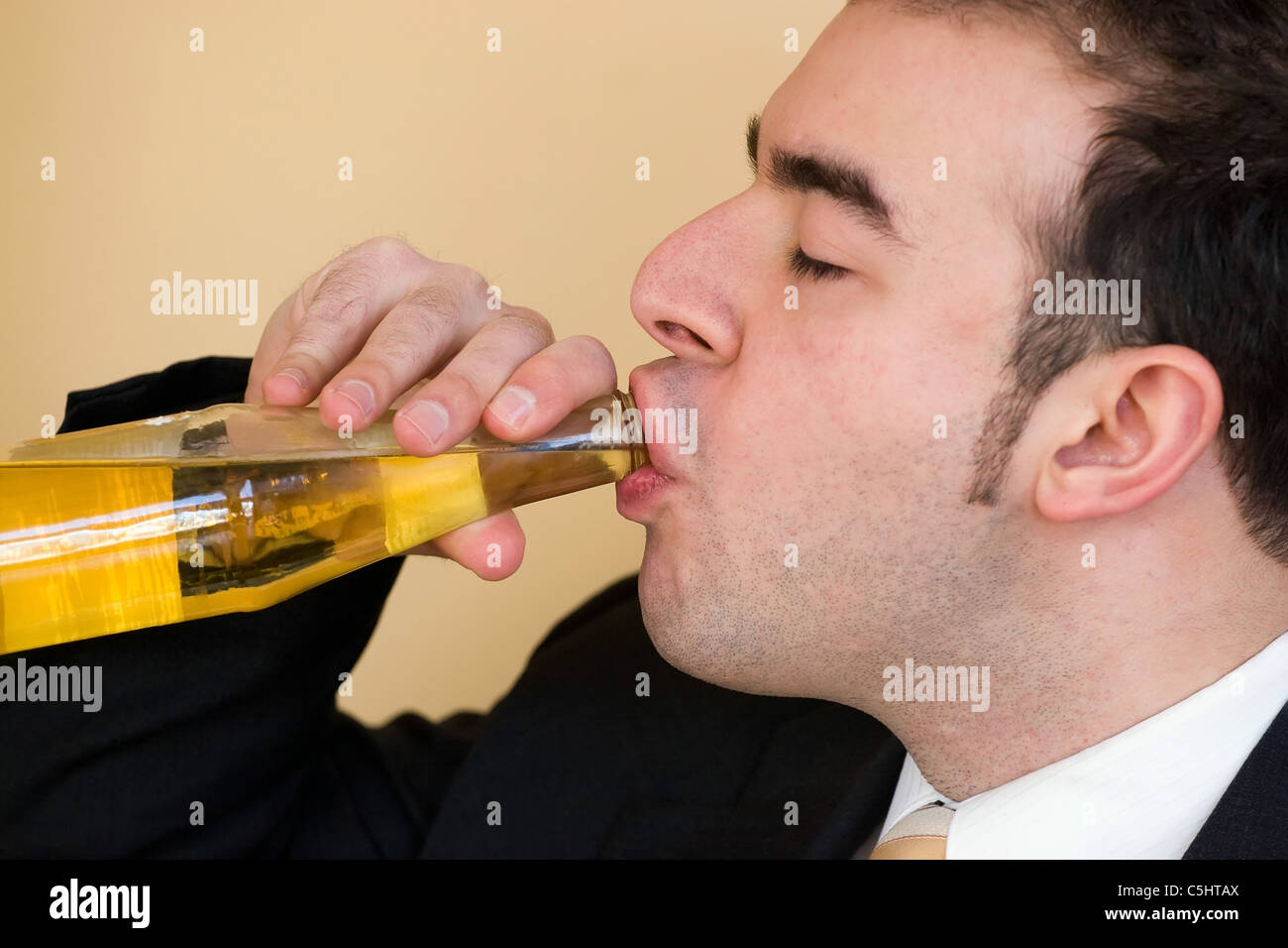 Chugging drink beer High Resolution Stock Photography and Images - Alamy