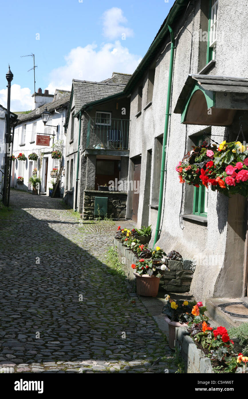 Hawkshead, Cumbria, Lake district Lakes England UK Stock Photo - Alamy